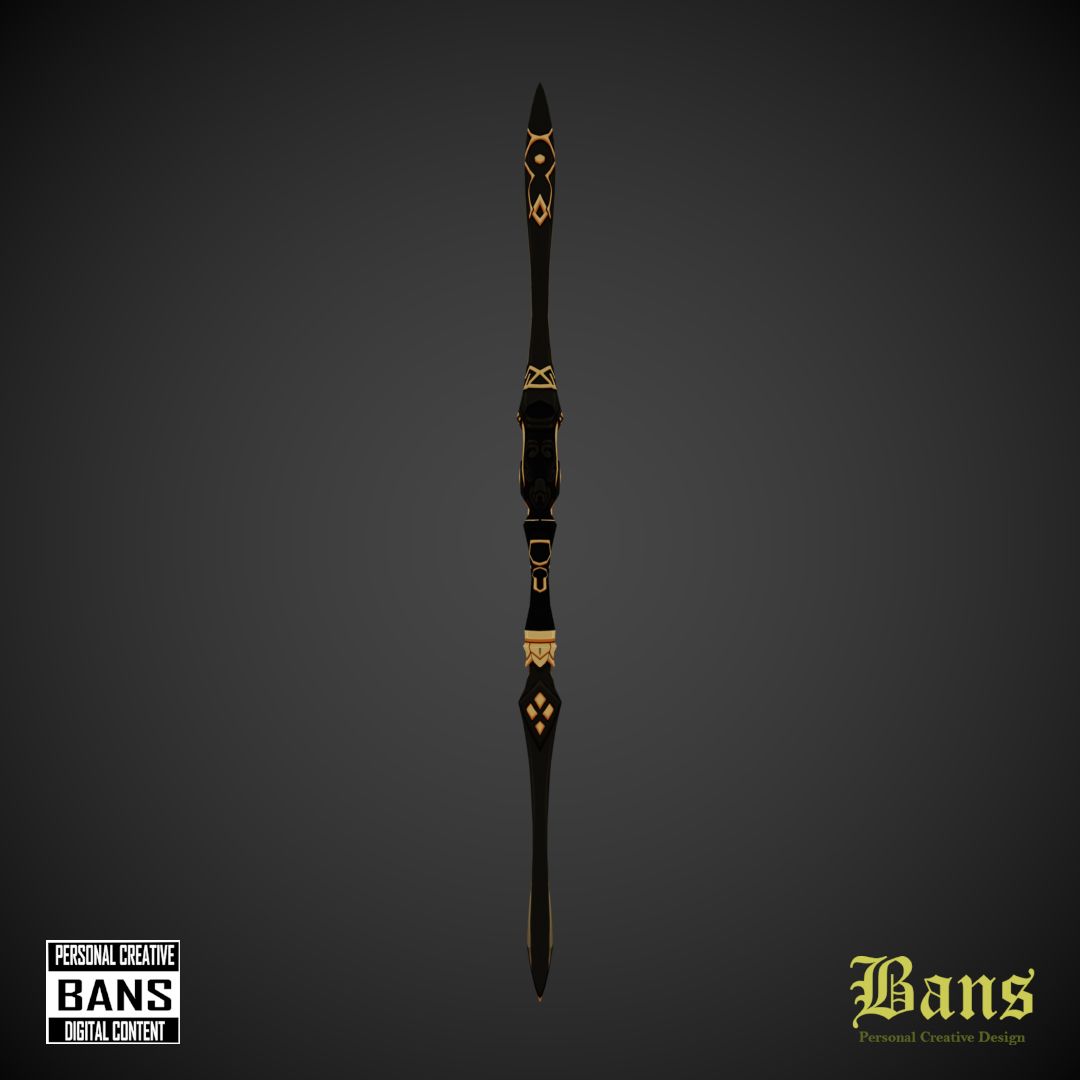 GENSHIN IMPACT - PROTOTYPE CRESCENT BOW | 3D models download | Creality ...