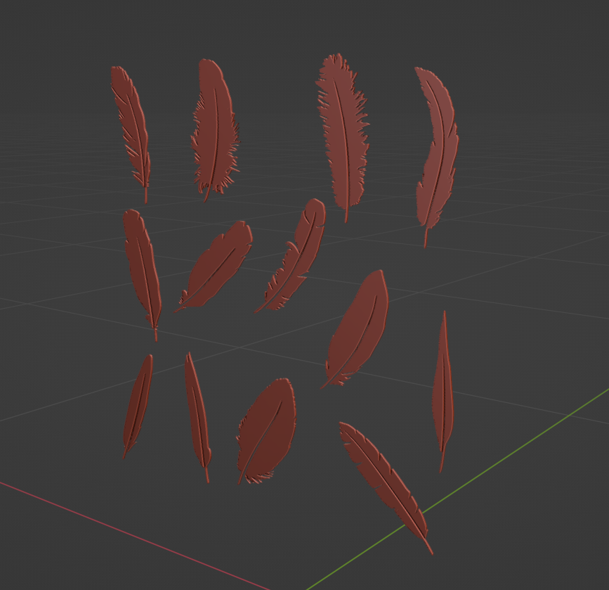 FEATHERS | 3D models download | Creality Cloud