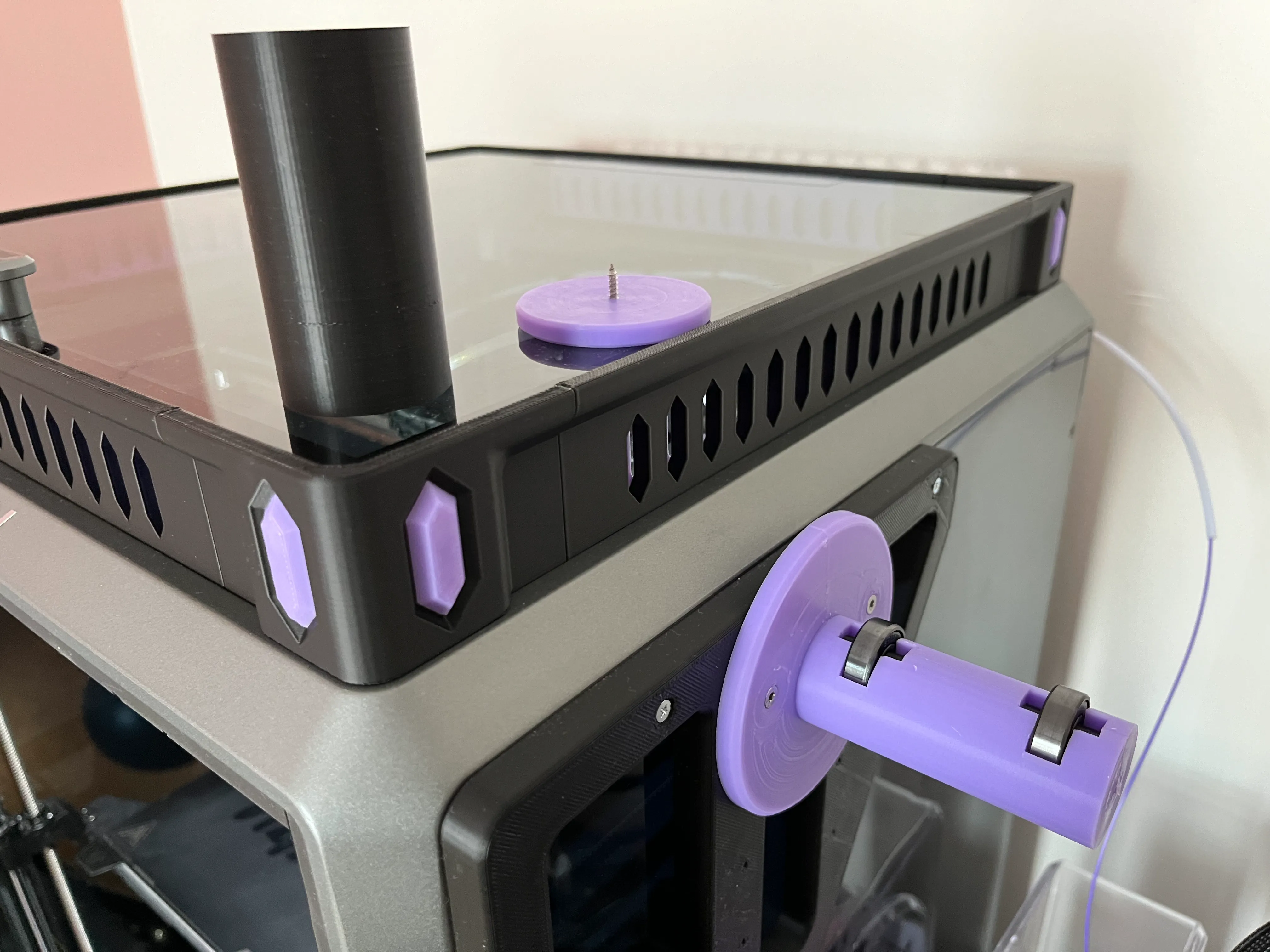 K1 max riser, spool holder, lcd frame | 3D models download | Creality Cloud