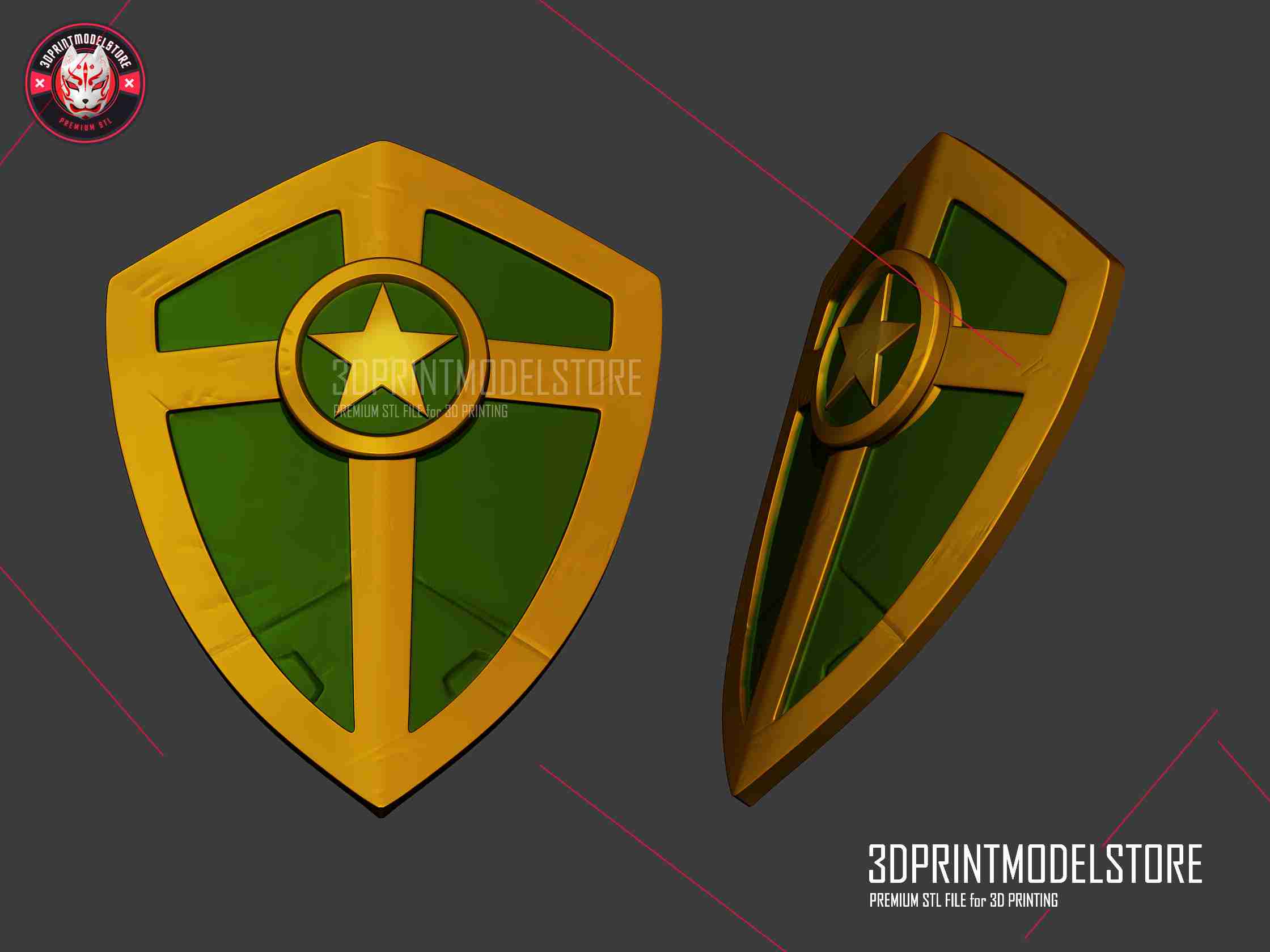 Hail Hydra Captain America Shield Marvel Cosplay Halloween | 3D models ...