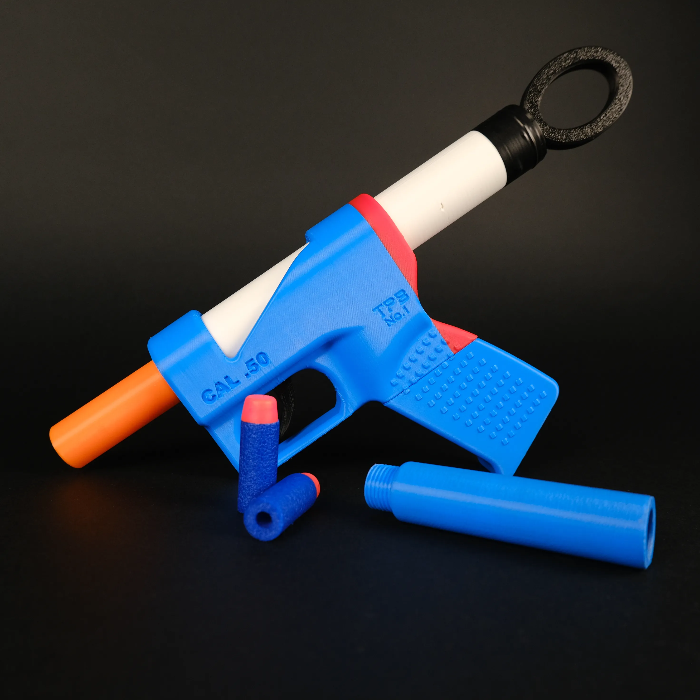 Board Games & Card Games STL Download - TPB-One Foam Darts Blaster - 3D ...