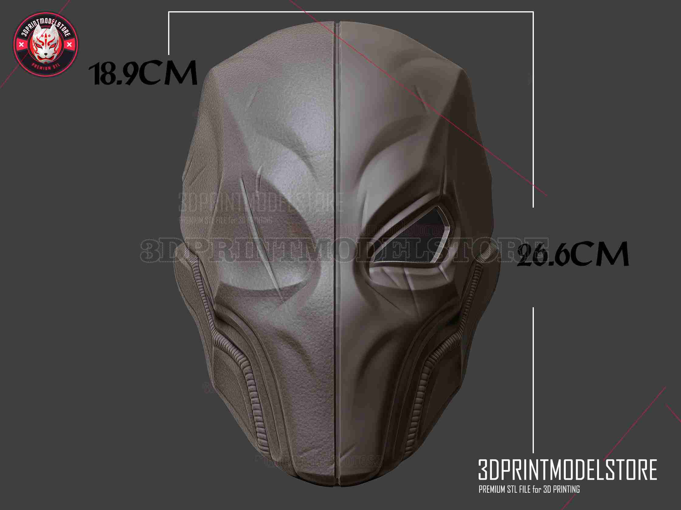 Deathstroke Helmet - DC Comics Cosplay - Halloween Costume | 3D models ...