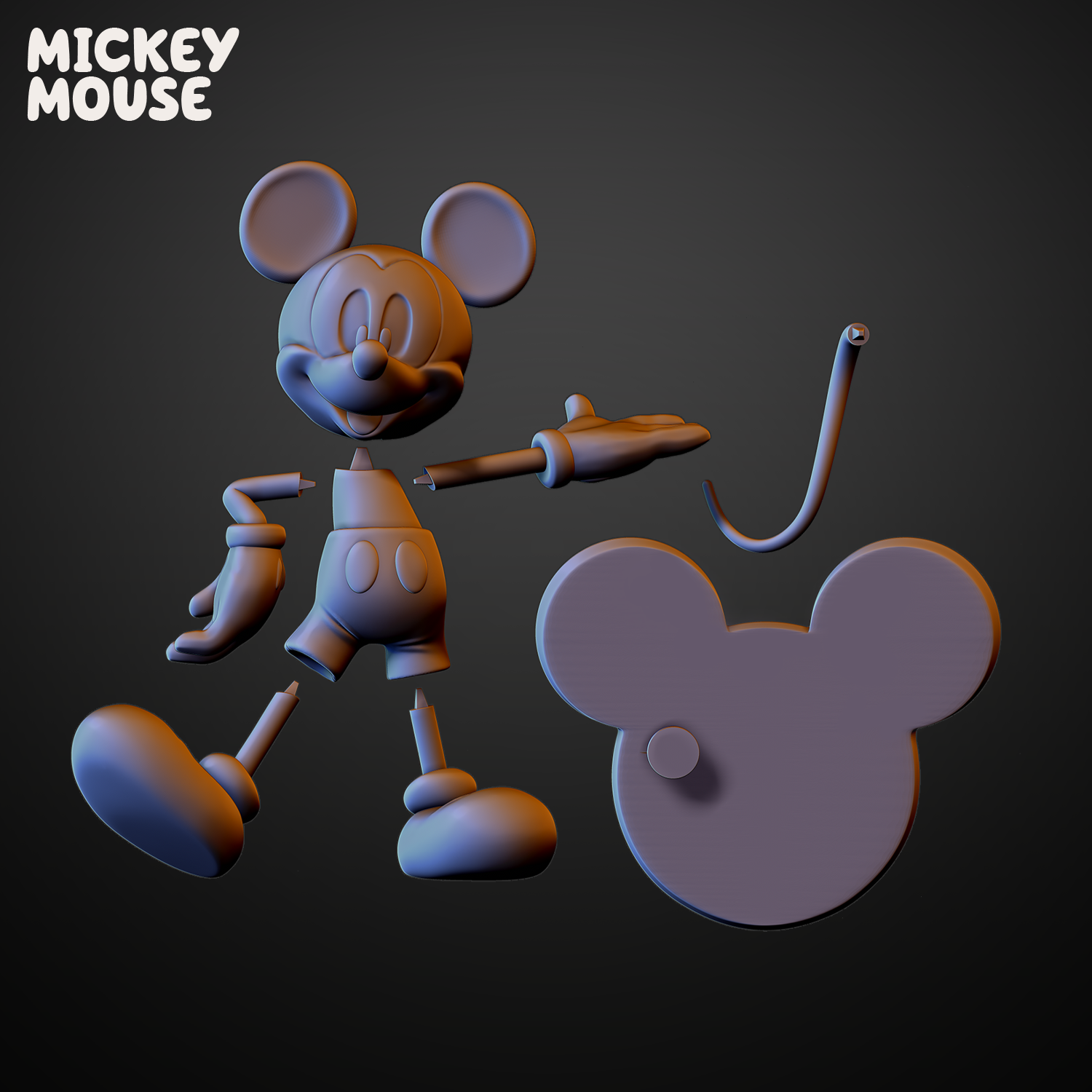 Mickey Mouse | 3D models download | Creality Cloud