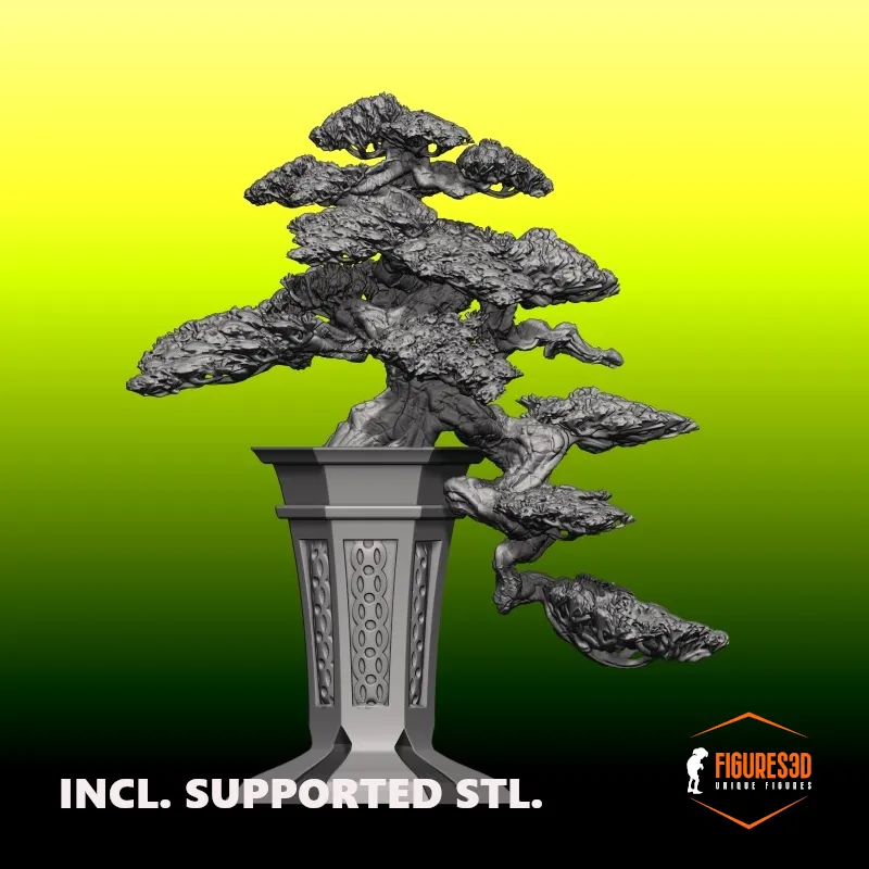 Trees STL Download - bonsai tree 3by figures3d