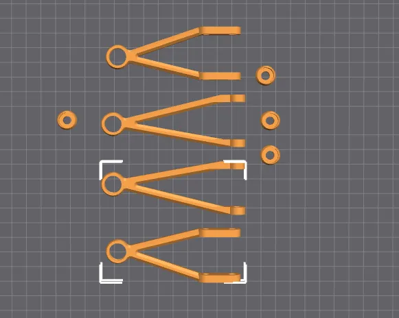 3D Printer Files | 3MF File | front wish bones | Creality Cloud