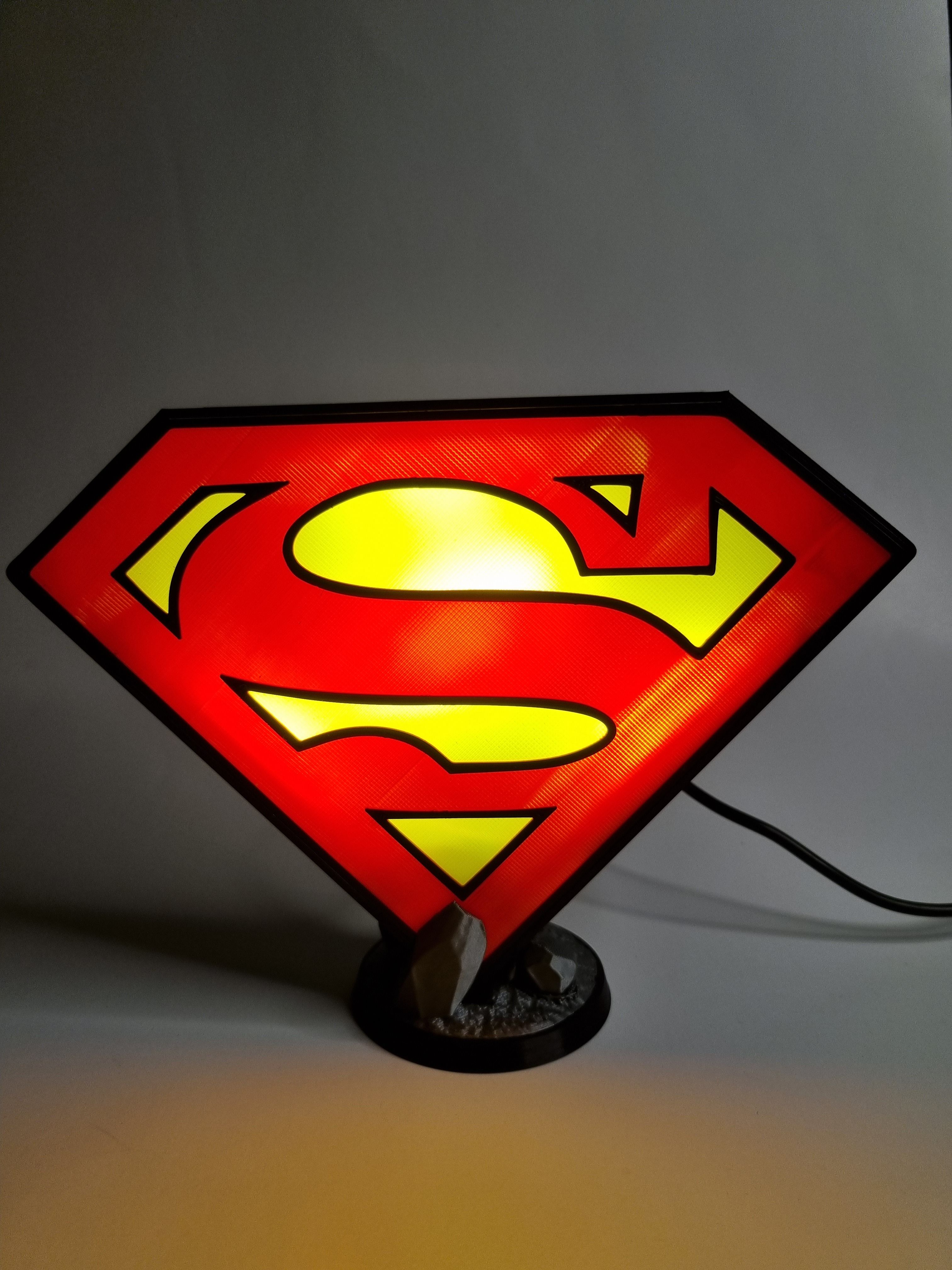 Superman Lamp | 3D-Modelle herunterladen | Creality Cloud