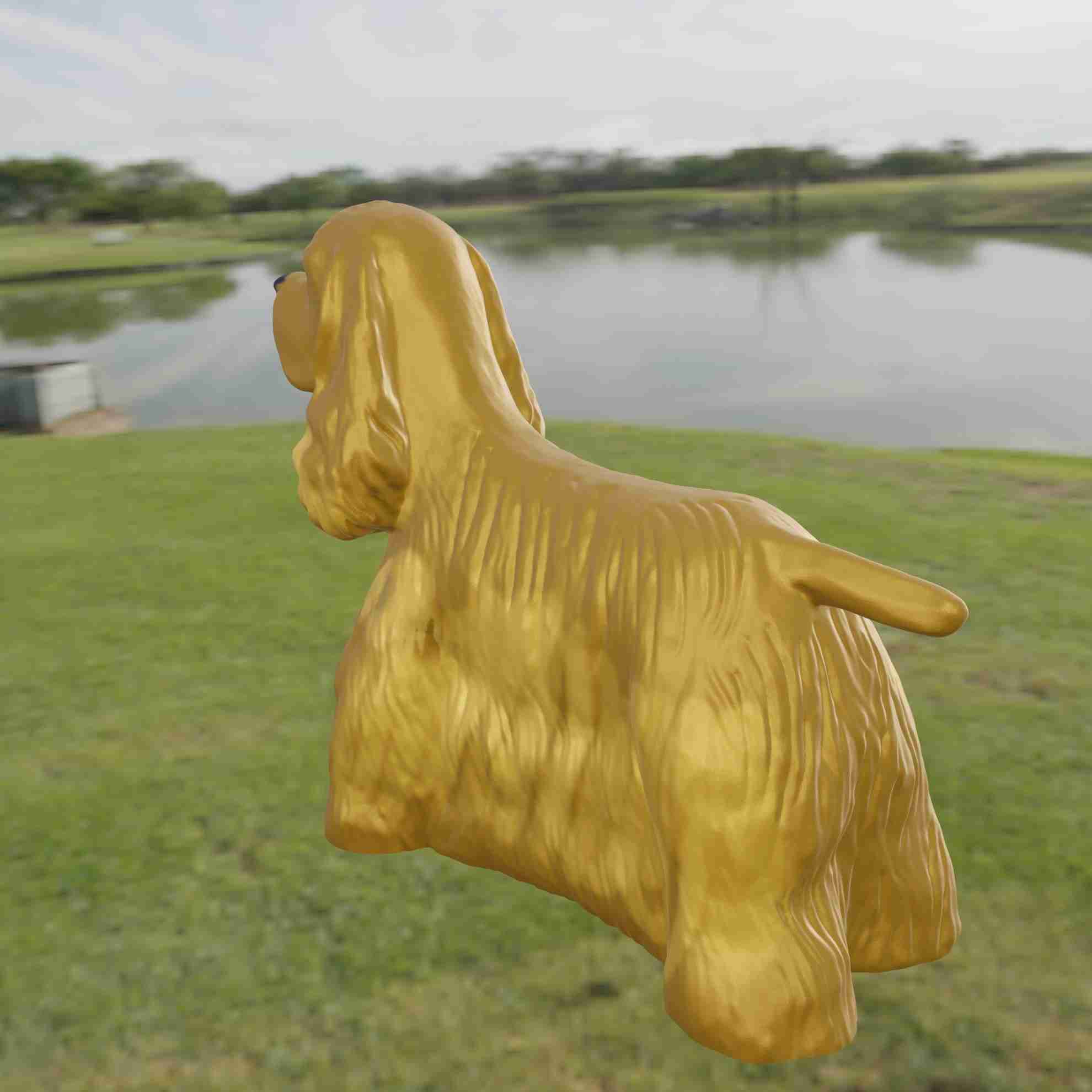 Dog Cocker spaniel long haired | 3D models download | Creality Cloud
