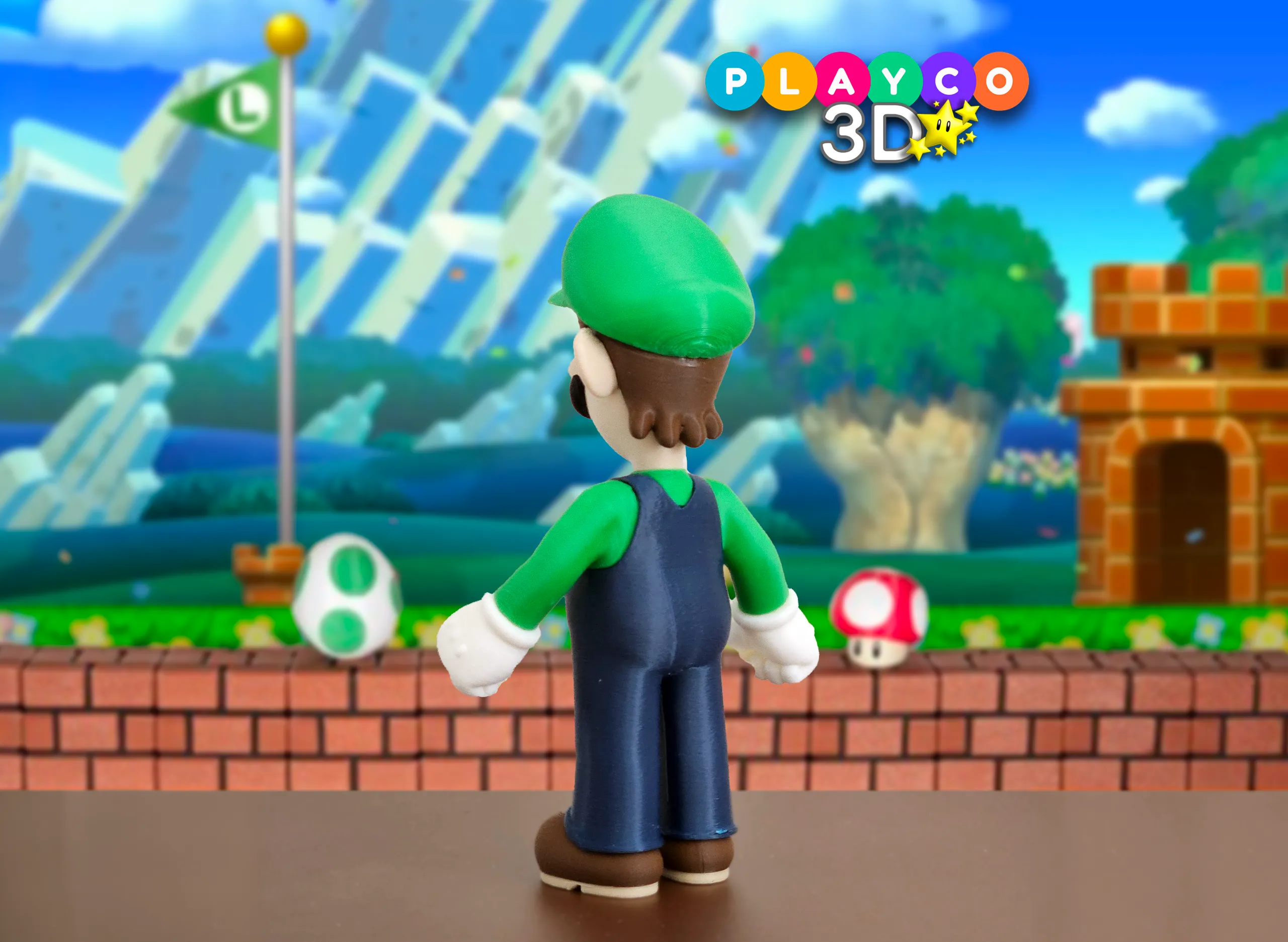 3D Printer Files | 3MF File | Classic Luigi - Multi Part | Creality Cloud