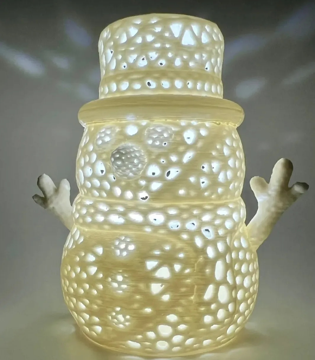 Snowman Light Lamp | 3D models download | Creality Cloud
