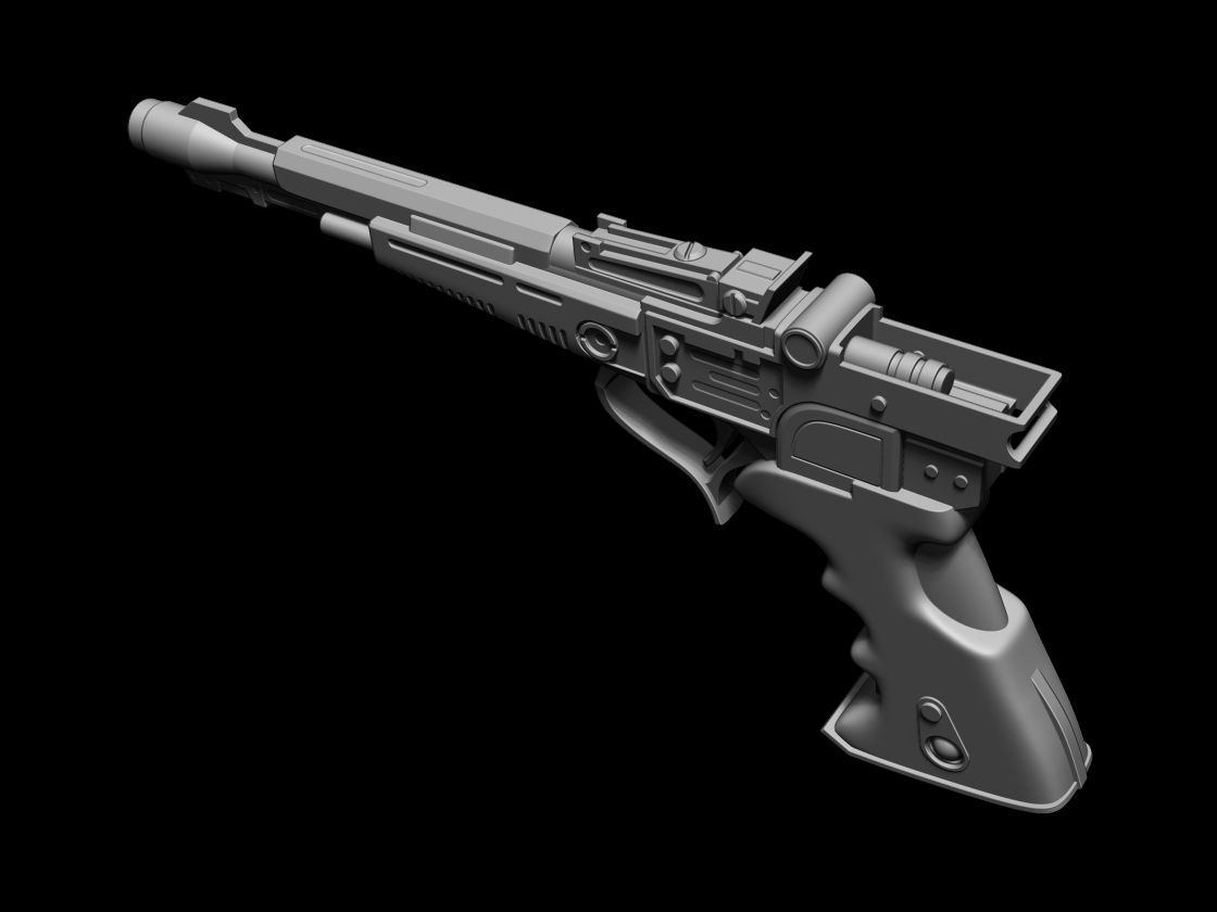 Mandalorian Din Djarin Star Wars Blaster 3d digital download | 3D ...