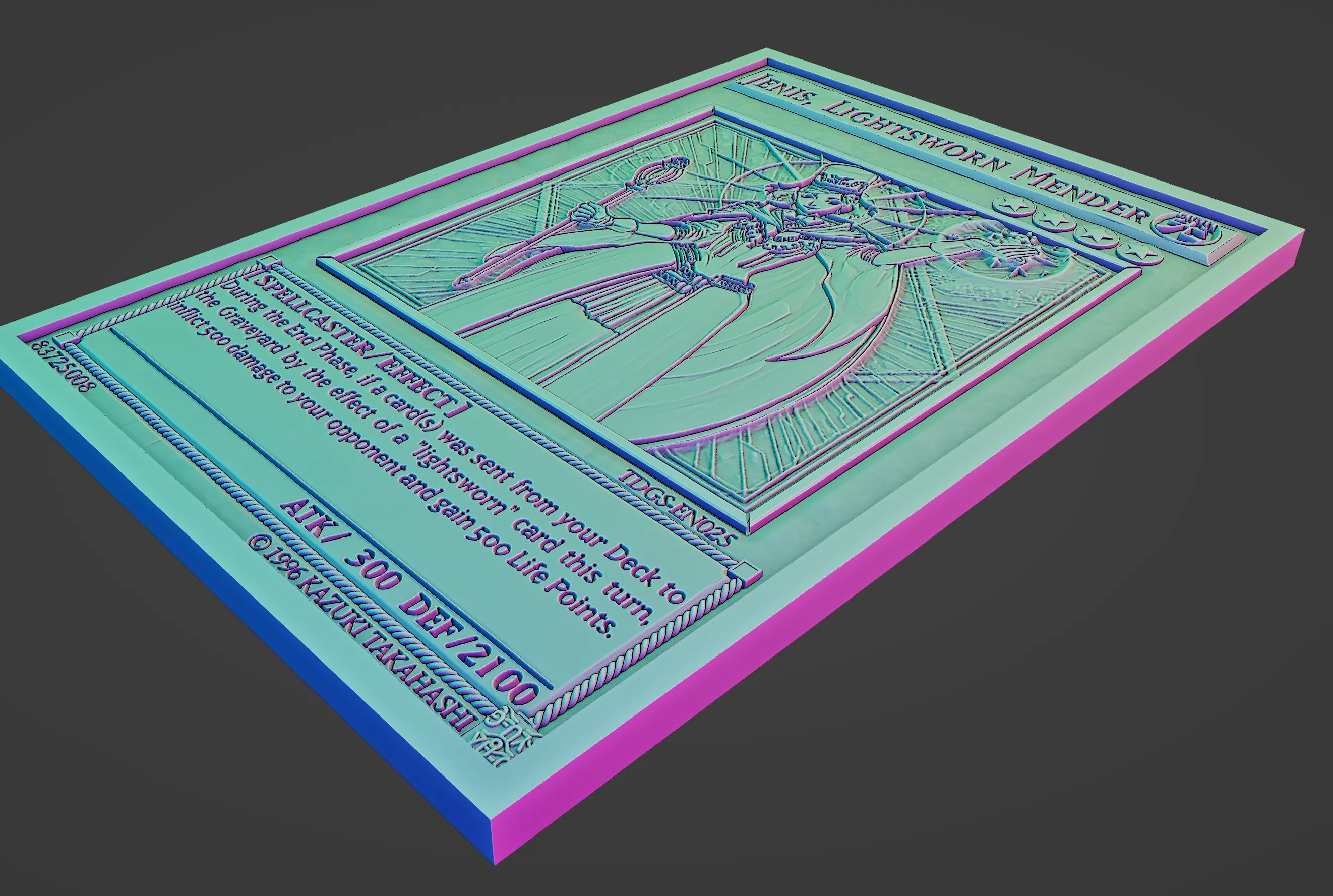 Other STL Download - JENIS, LIGHTSWORN MENDER - YU-GI-OH!by Wsonuchiha3D