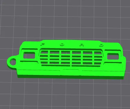 3D Printer Files | 3MF File | ford bronco key chain | Creality Cloud