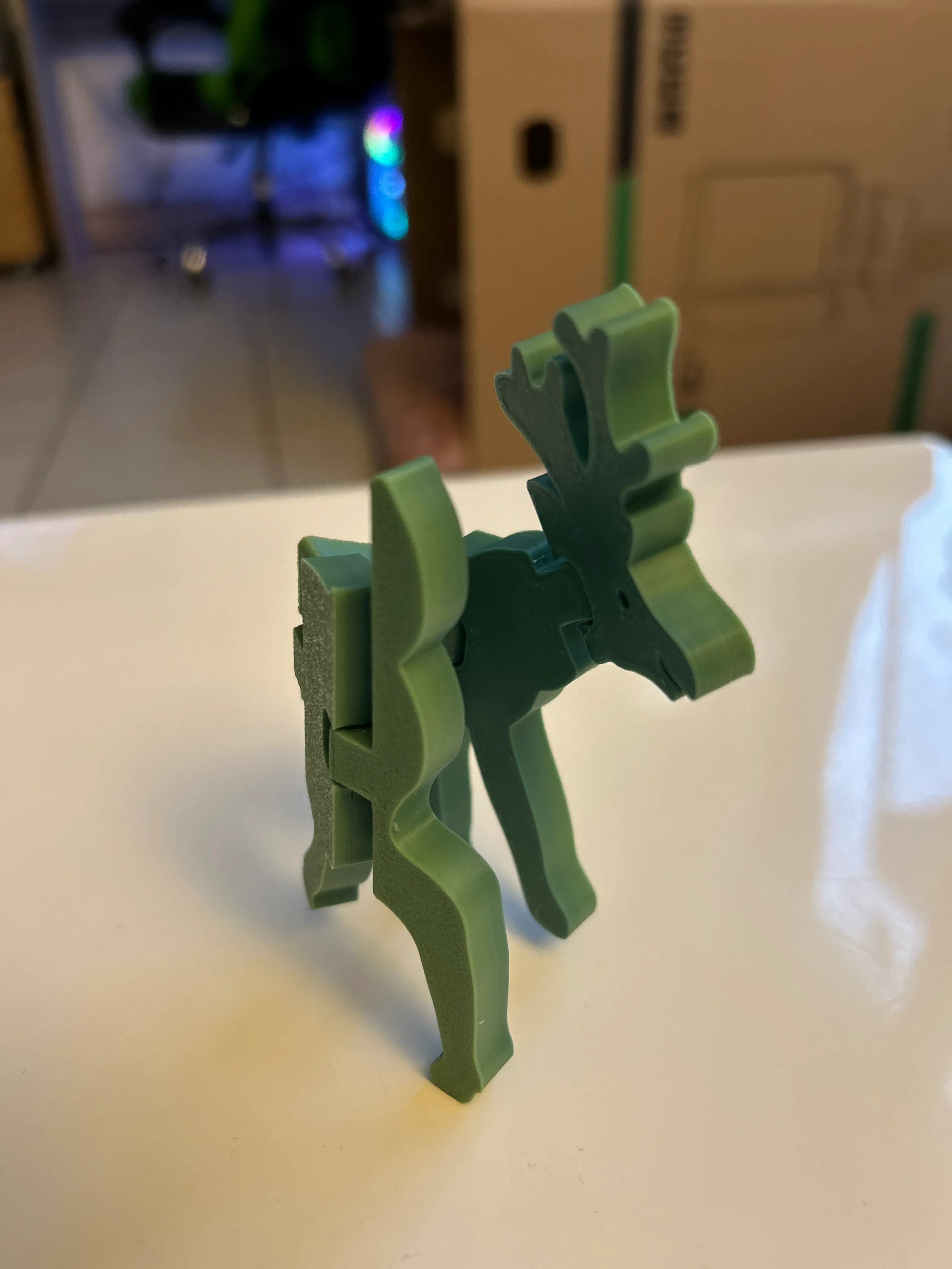 3D Printer Files | 3MF File | Articulated Christmas Reindeer | Creality ...