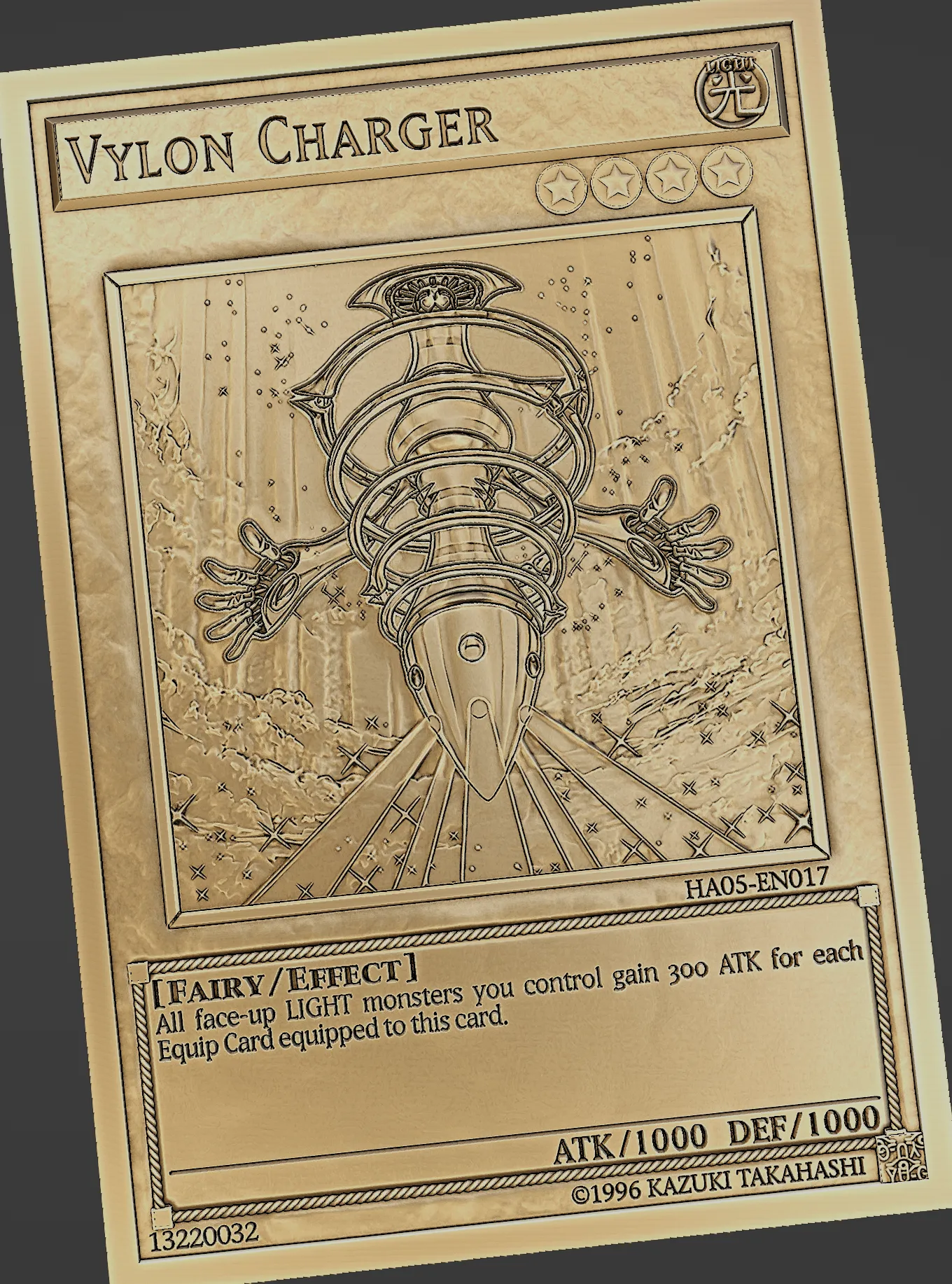 Free Other STL Download - Vylon Charger - yu-gi-oh!by Wsonuchiha3D
