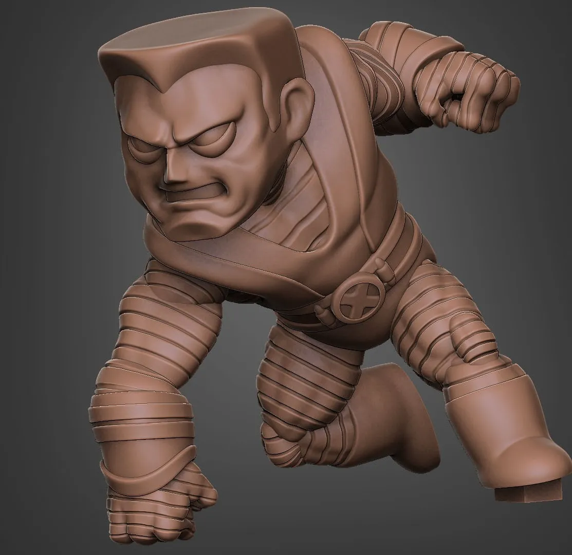 Characters & Creatures STL Download - Colossus Chibi – The Steel Mutant ...