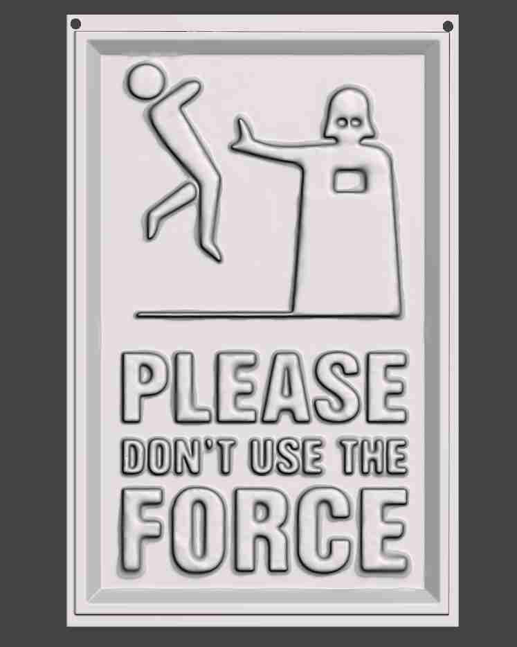 dont use the force sign | 3D models download | Creality Cloud