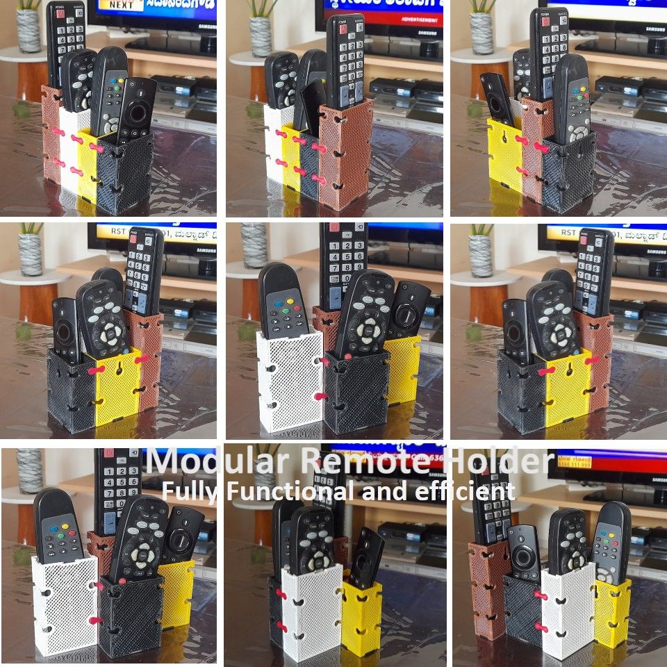 Modular Remote Holder | 3D models download | Creality Cloud