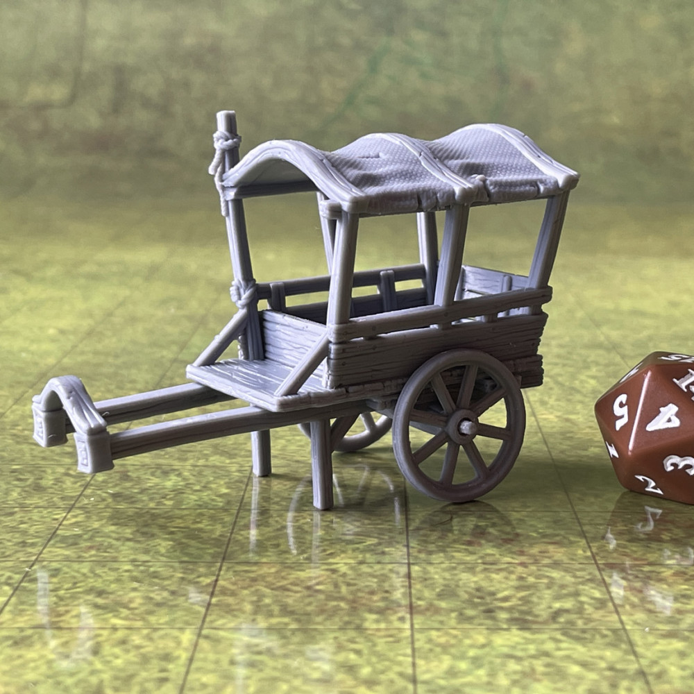 Merchant's Covered Cart | 3D models download | Creality Cloud