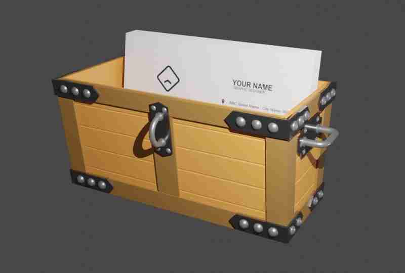 Treasure Chest Card Holder | 3D models download | Creality Cloud