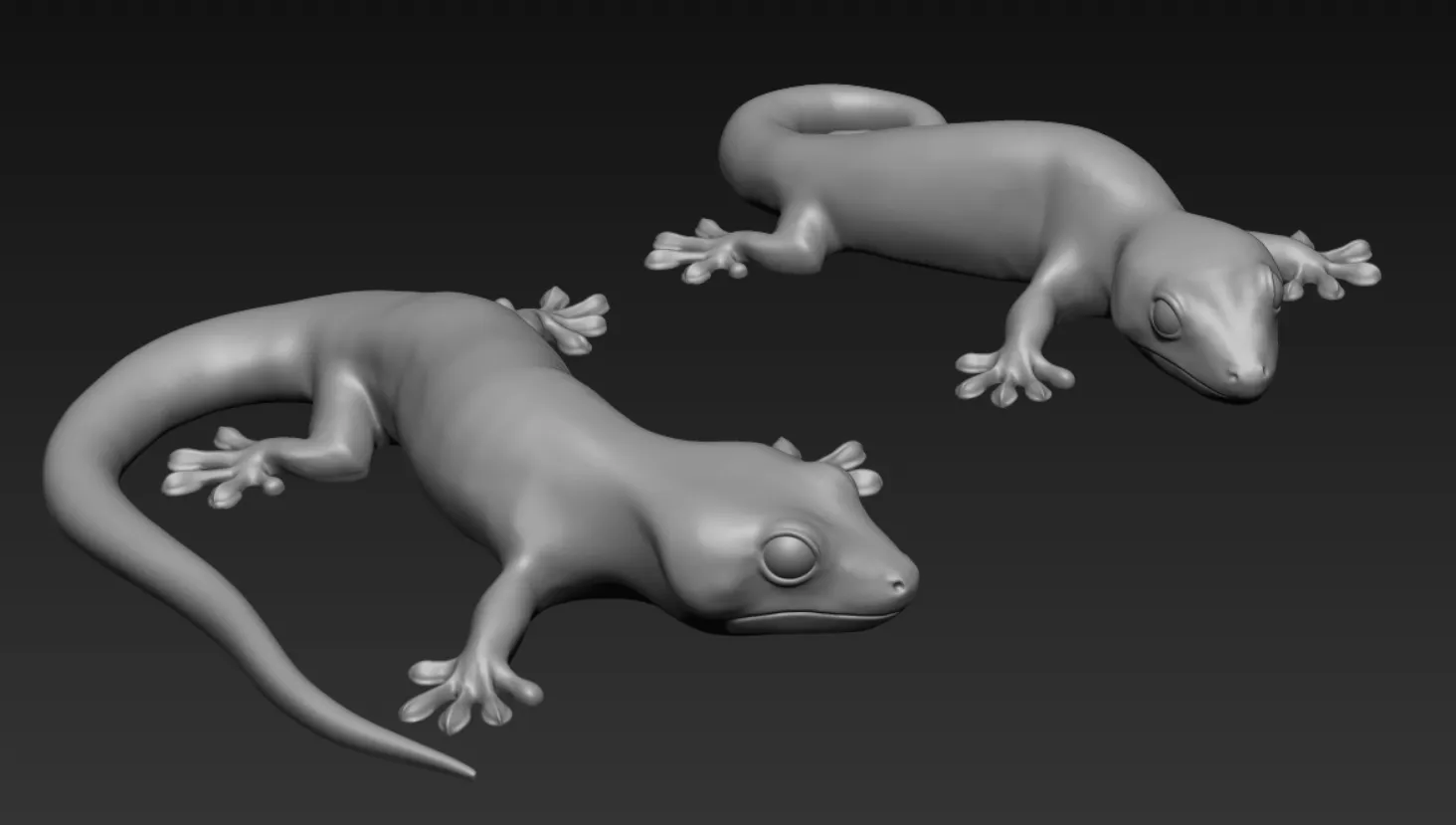 Wall Mounted Geckos | 3D models download | Creality Cloud