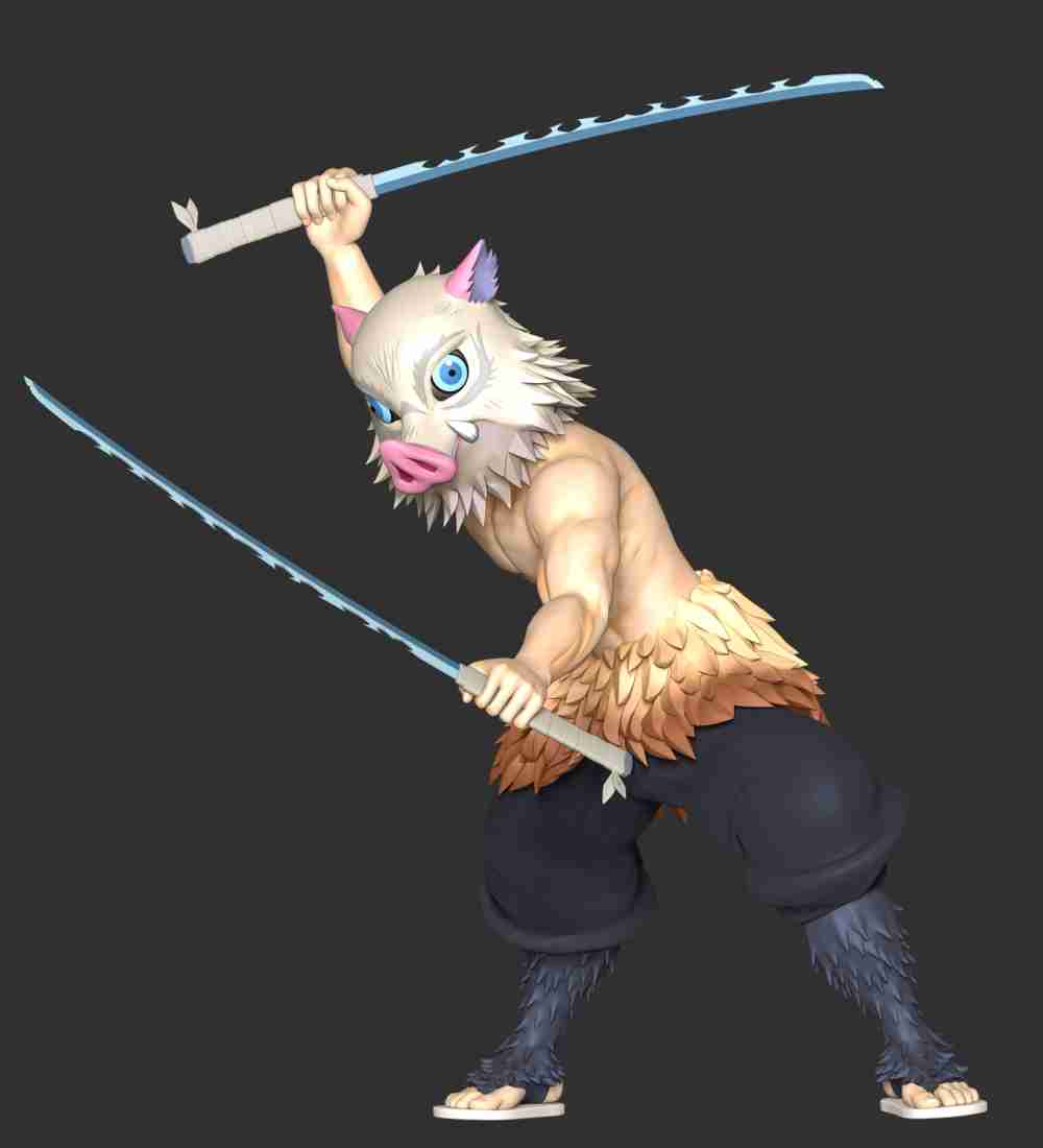 Demon Slayer - Inosuke Hashibira | 3D models download | Creality Cloud