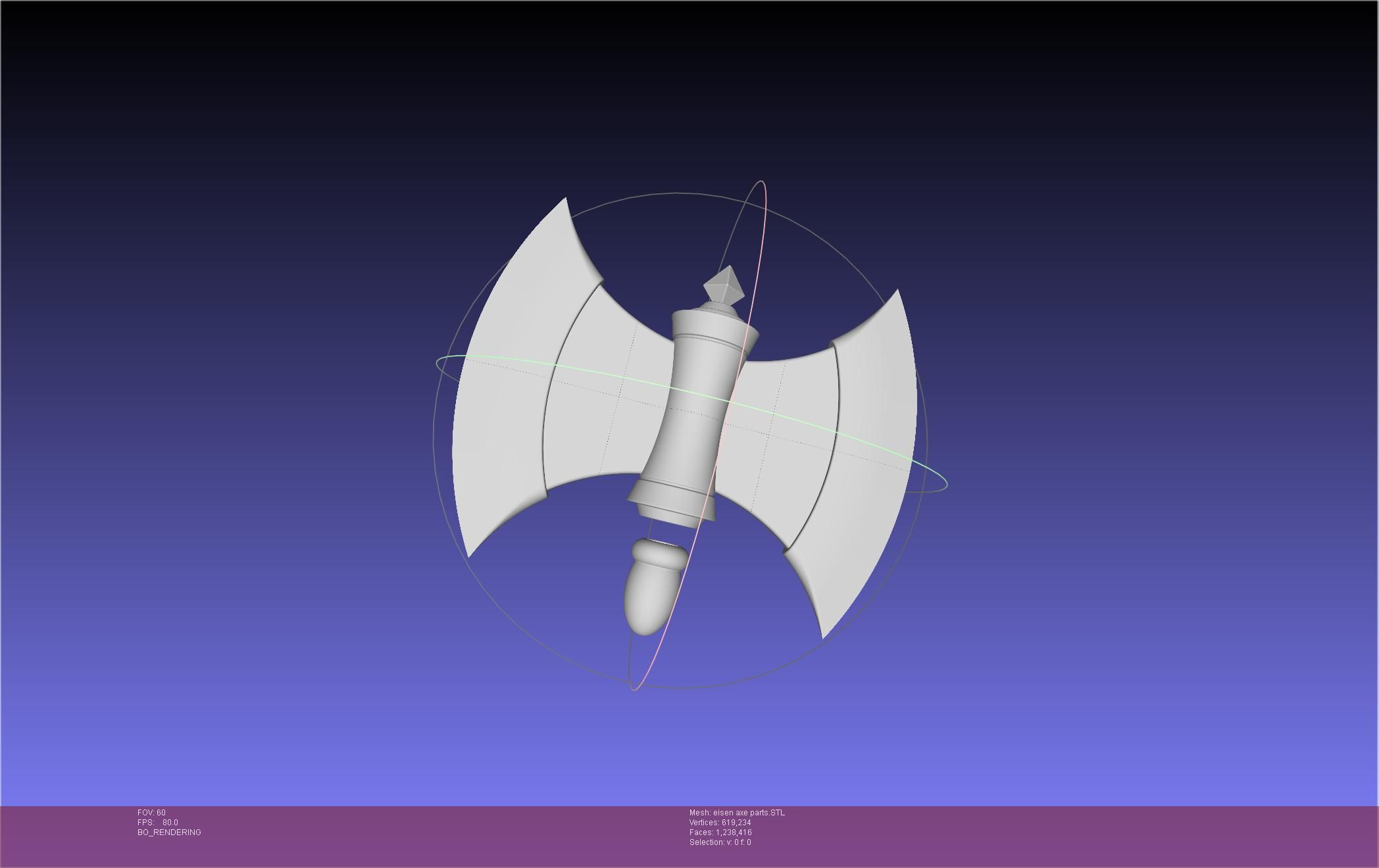 Frieren Eisen Axe Printable Model | 3D models download | Creality Cloud