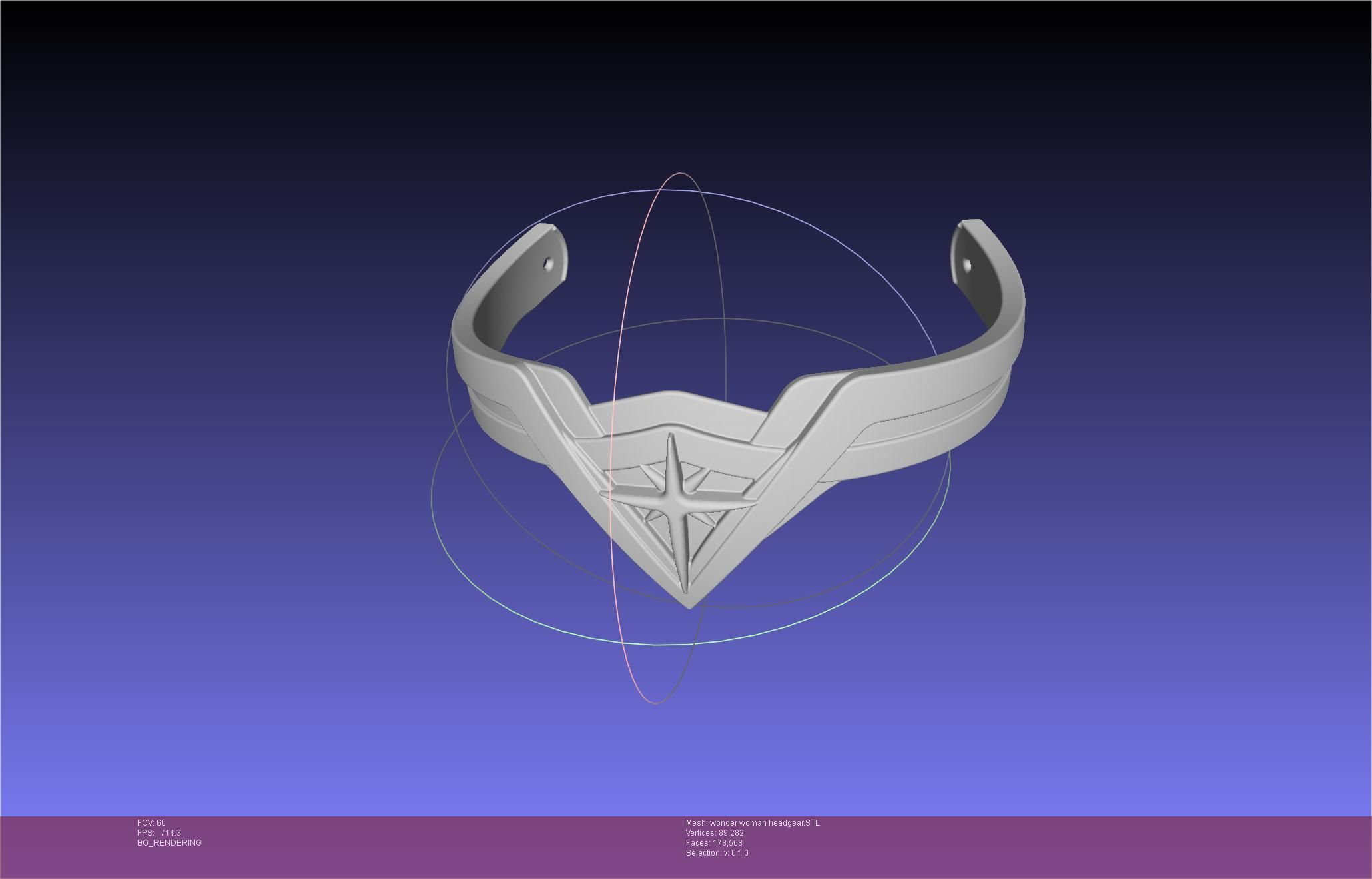 DC Wonder Woman Headgear | 3D models download | Creality Cloud