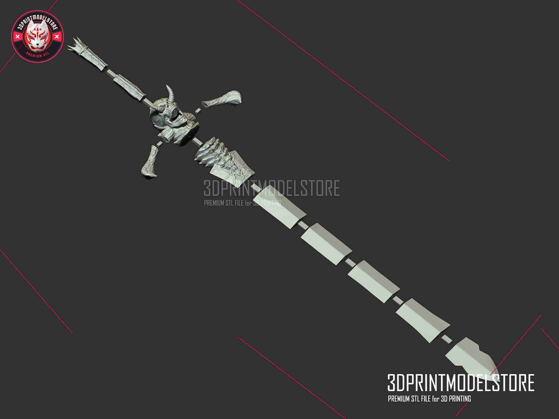 Devil May Cry Rebellion Sword Cosplay Weapon Halloween | 3D models ...