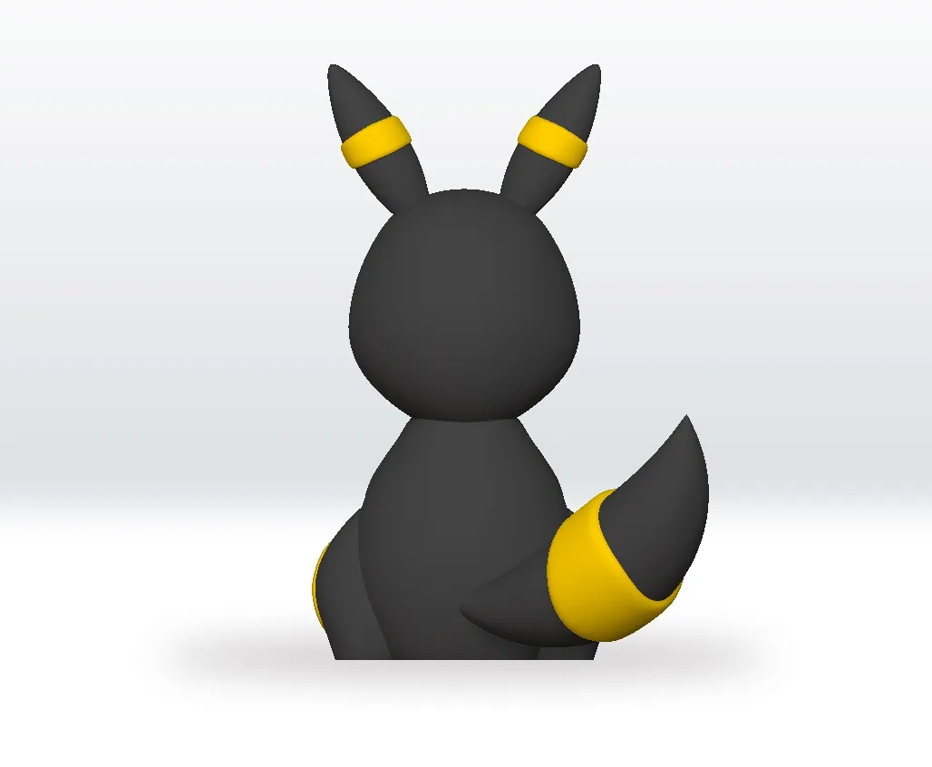 Characters & Creatures STL Download - Pokemon Umbreon STL file 3D Model ...