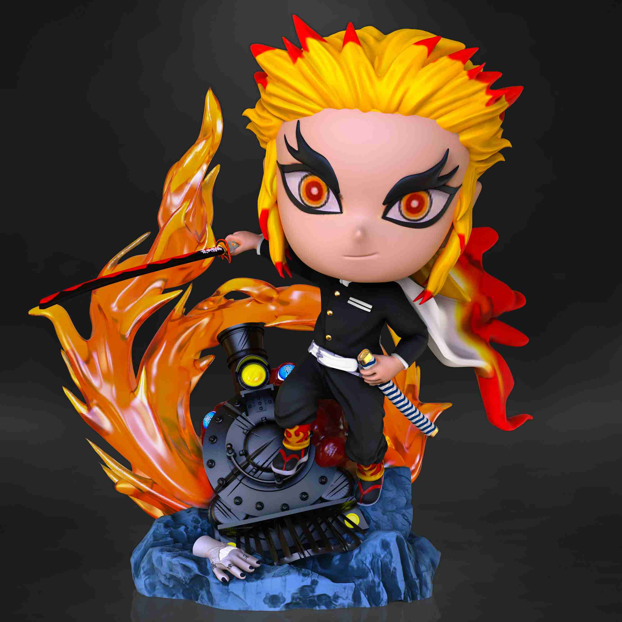 KYOJURO RENGOKU NENDOROID STYLE - FAN ART | 3D models download ...