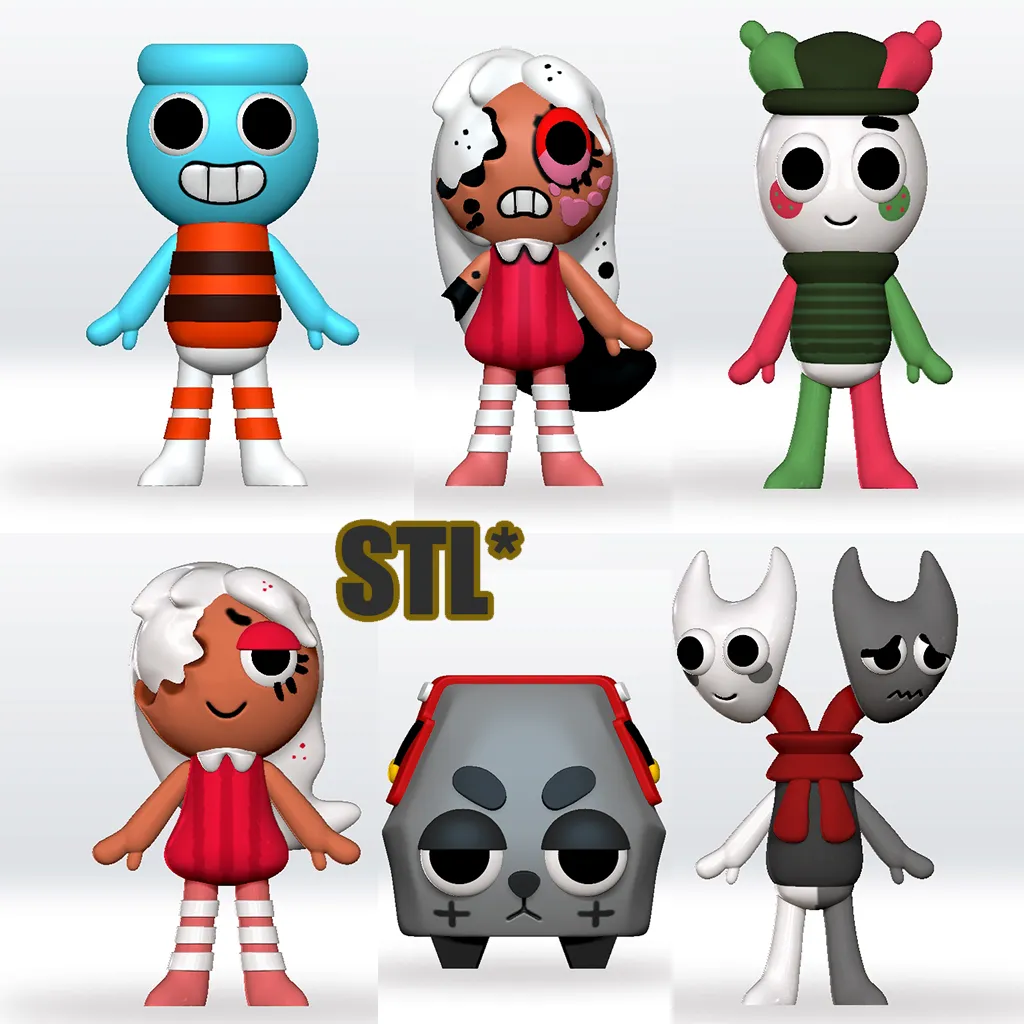 Characters & Creatures STL Download - Bundle STL 3D Model Dandys World ...