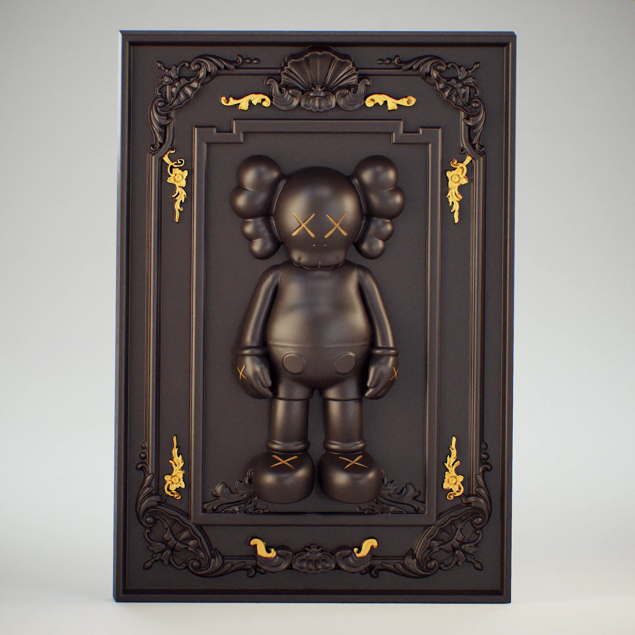 Home Decorations & Ornaments STL Download - Kaws Neoclassical Stand or ...