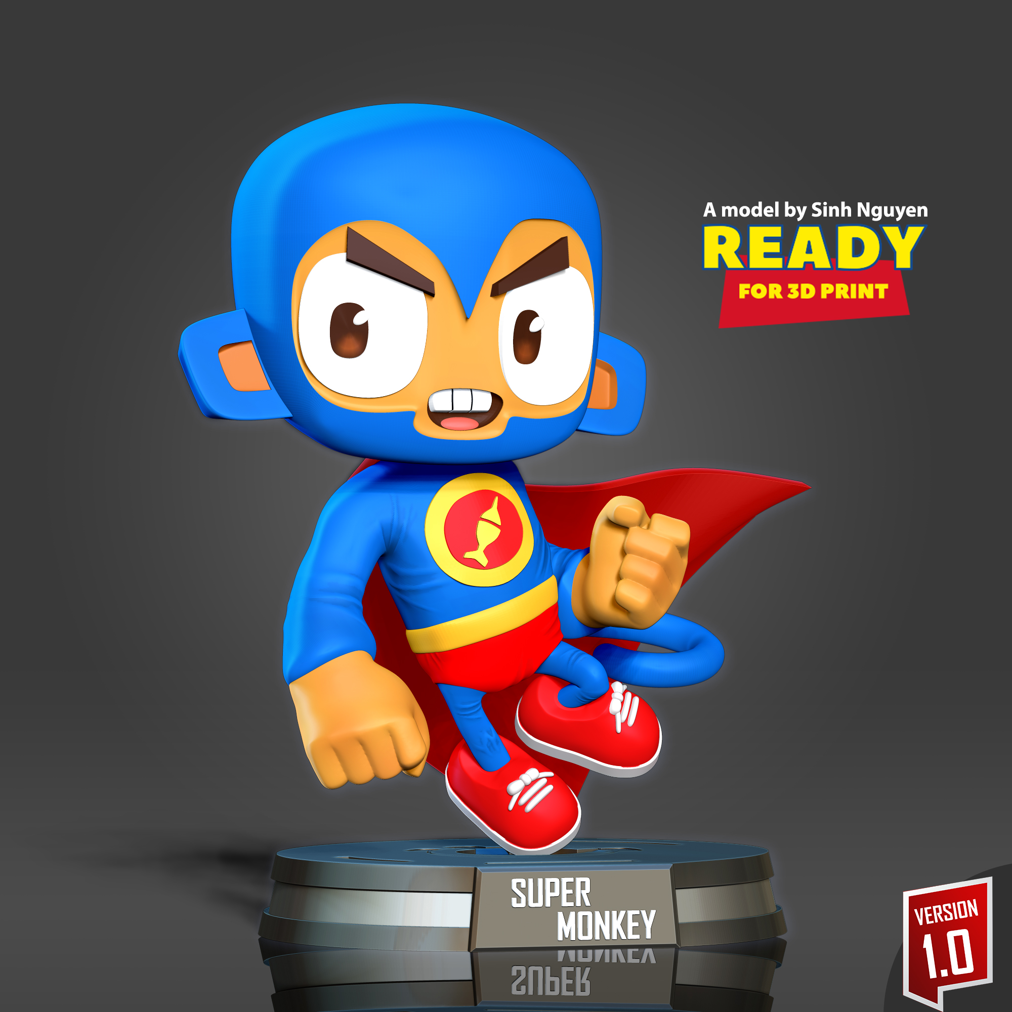 Super Monkey | 3D models download | Creality Cloud