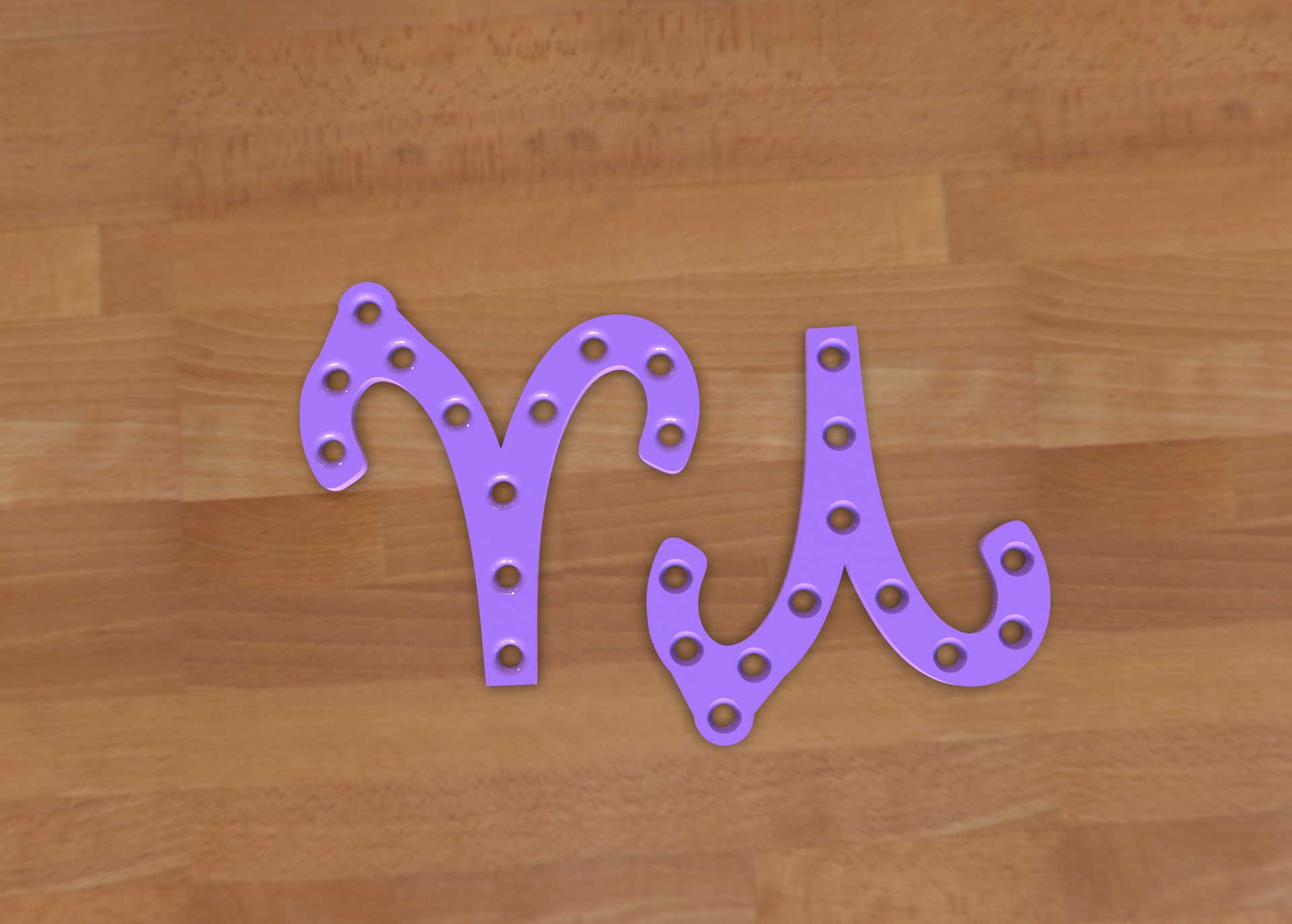 Zodiac Aries Keychain - 2 | 3D models download | Creality Cloud