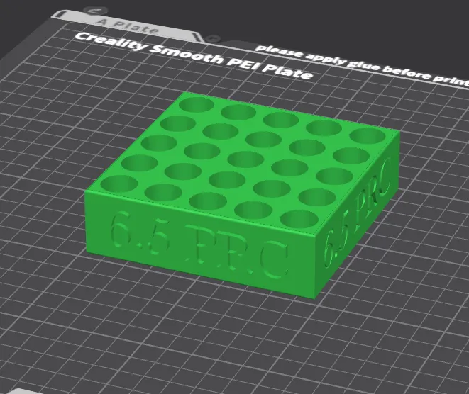Sports & Exercise Equipment STL Download - 6.5 PRC Case Loading Block ...
