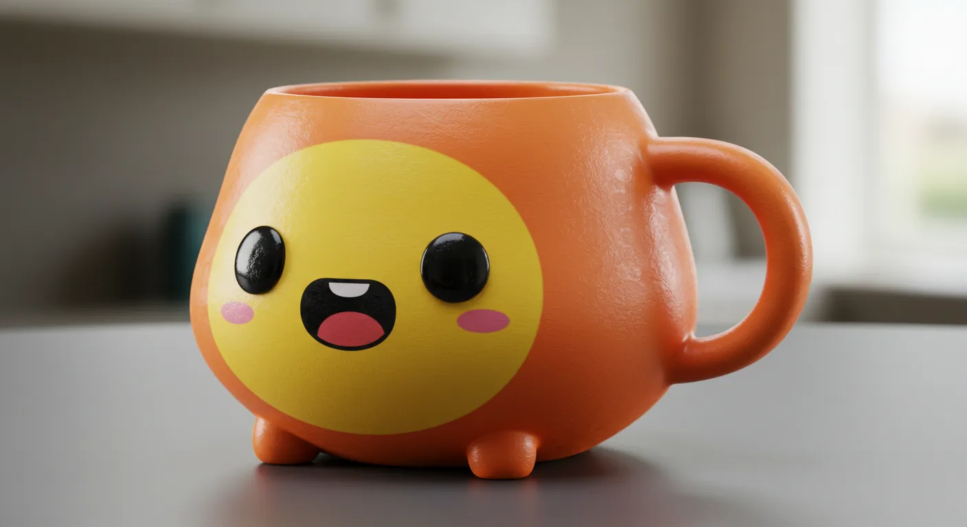 Home Decorations & Ornaments STL Download - Giggle Grip Mug: The 3D ...