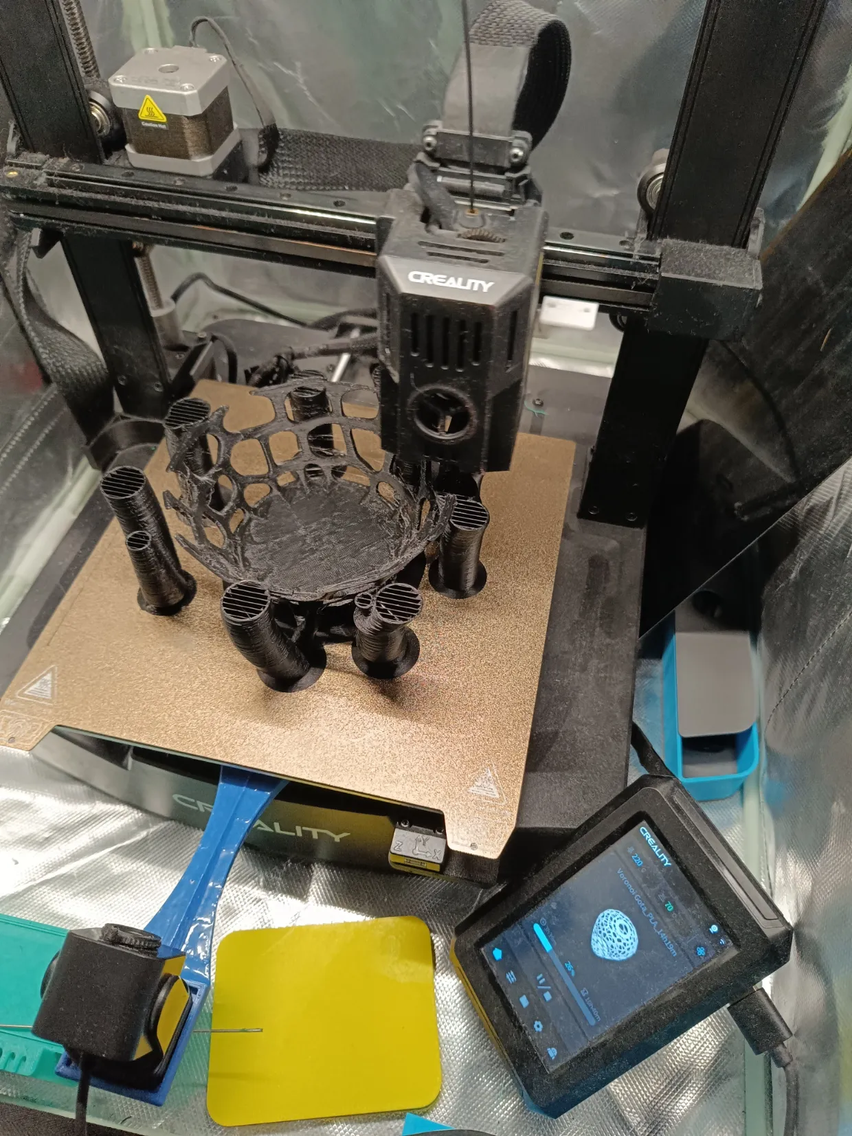 3D Printer Files | 3MF File | Dropshape hanging voronoi Lamp | Creality ...