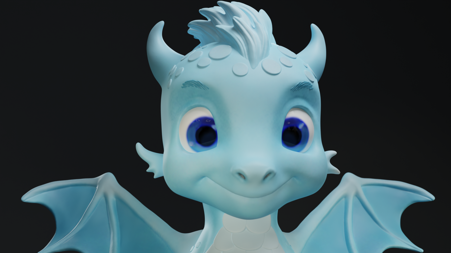 LITTLE CUTE ICE DRAGON | 3D models download | Creality Cloud