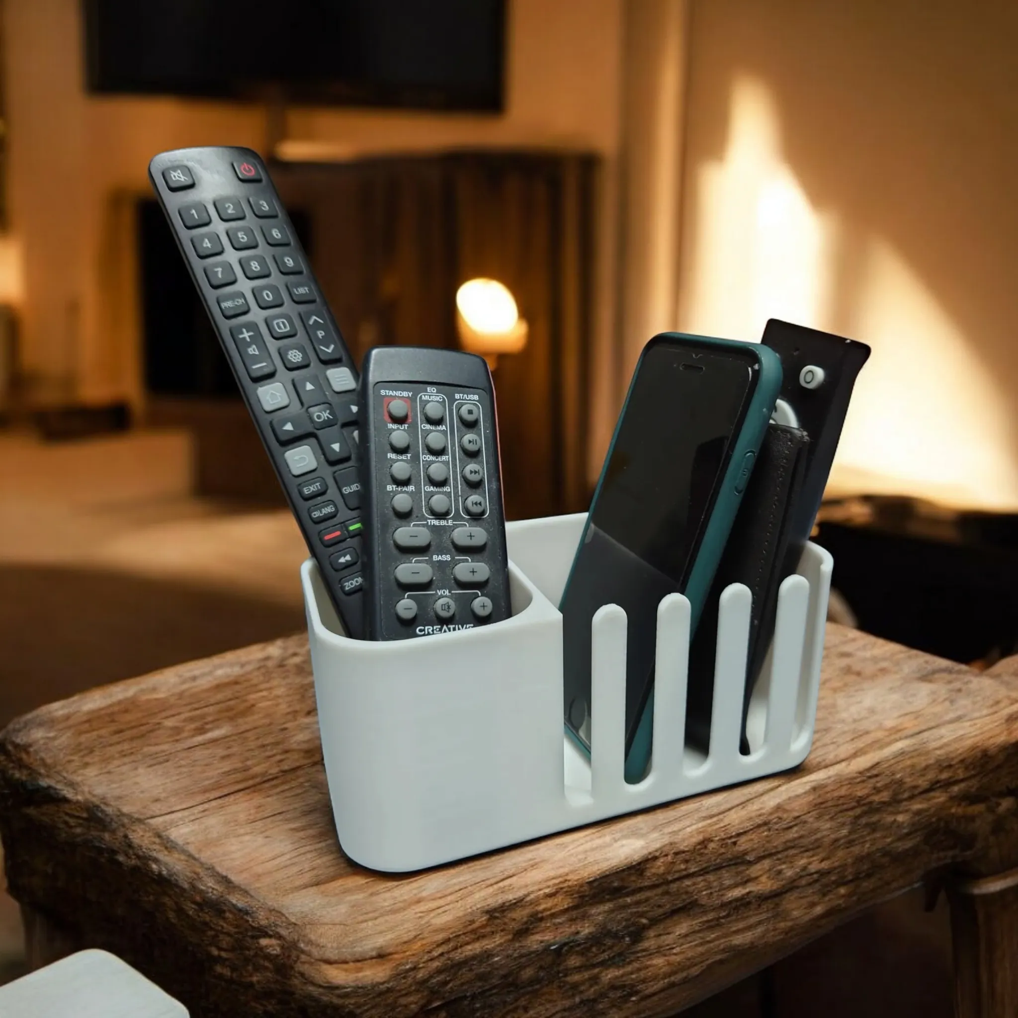 Home Decorations & Ornaments STL Download - Remote Basket and Caddy as ...