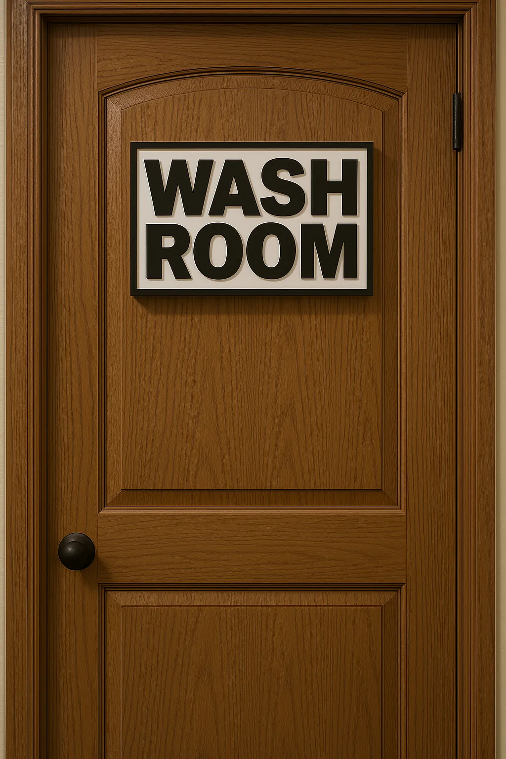Commercial WASH ROOM sign board | Creality Cloud