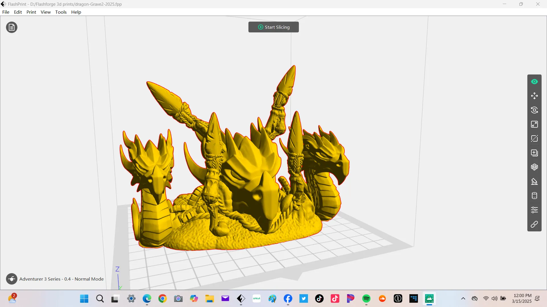 Characters & Creatures STL Download - the tomb of dragonby Sir Dragon King