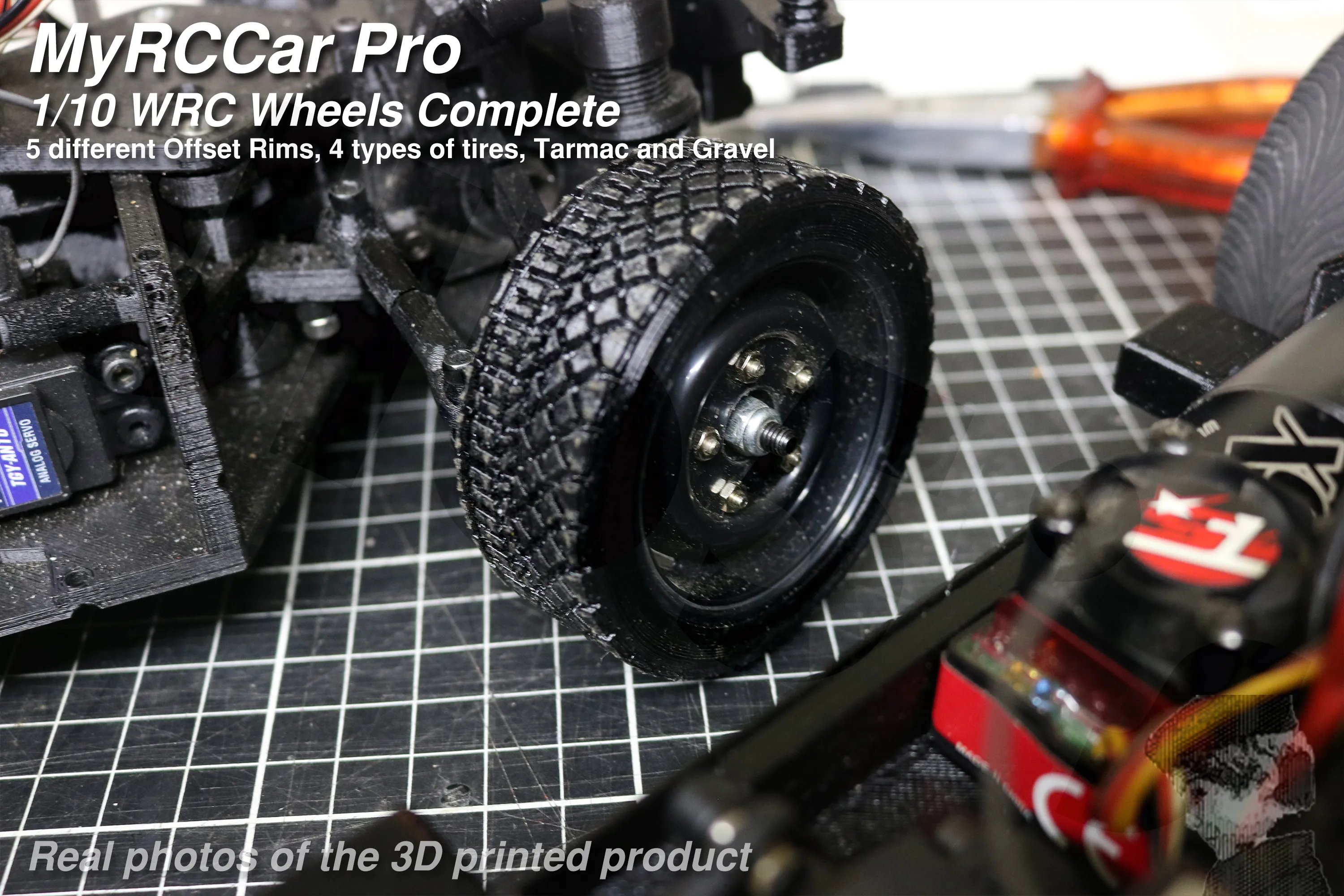 Electronics & RC (Remote Control) STL Download - MyRCCar WRC Wheels 1/ ...