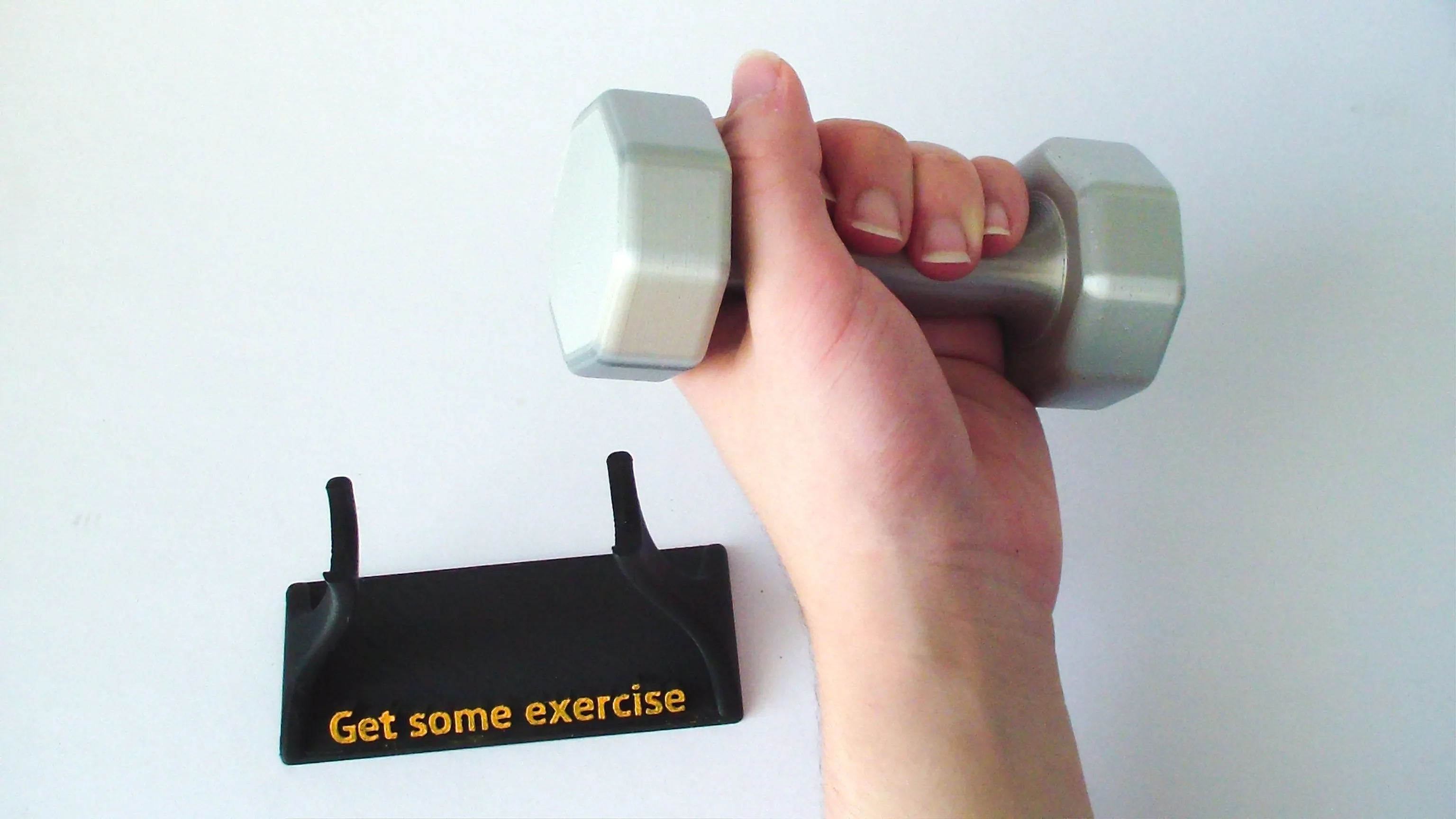 Sports & Exercise Equipment STL Download - Exercise Reminderby 3dhoome