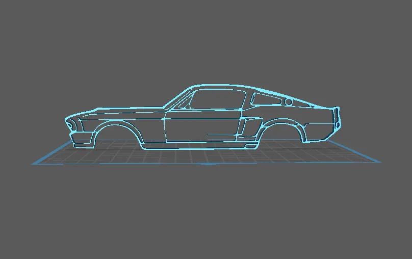 Ford - Mustang Eleanor | 3D models download | Creality Cloud