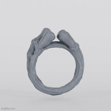 Free Jewelry & Accessories STL Download - Oakensoul Ringby Accursed Reaper