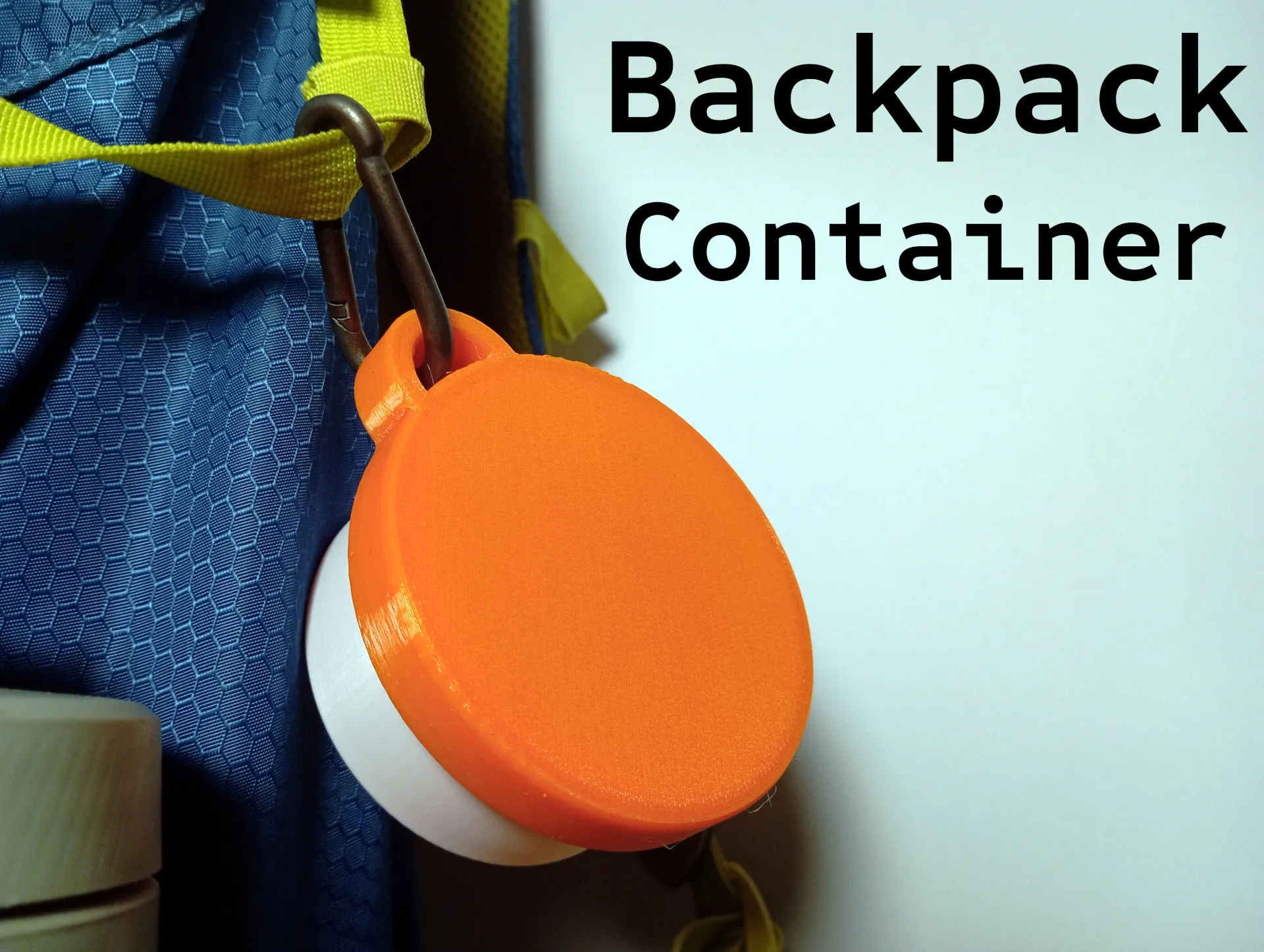 3D Printer Files | 3MF File | Backpack Container 70mm | Creality Cloud