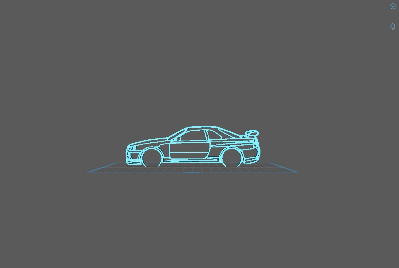 Vehicles & Machinery STL Download - Nissan - GTR Classicby 3Decoplate