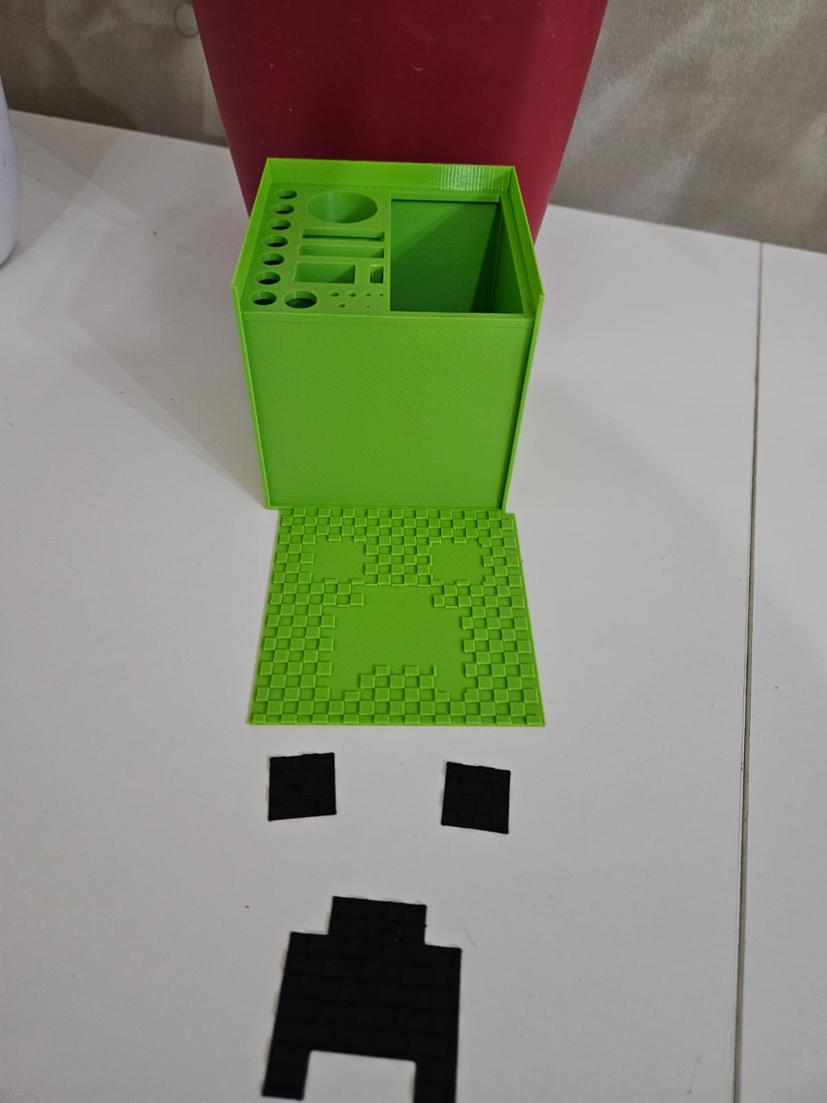 MINECRAFT CREEPER PENCIL CASE- 3D PRINTER TOOLBOX | 3D models download ...