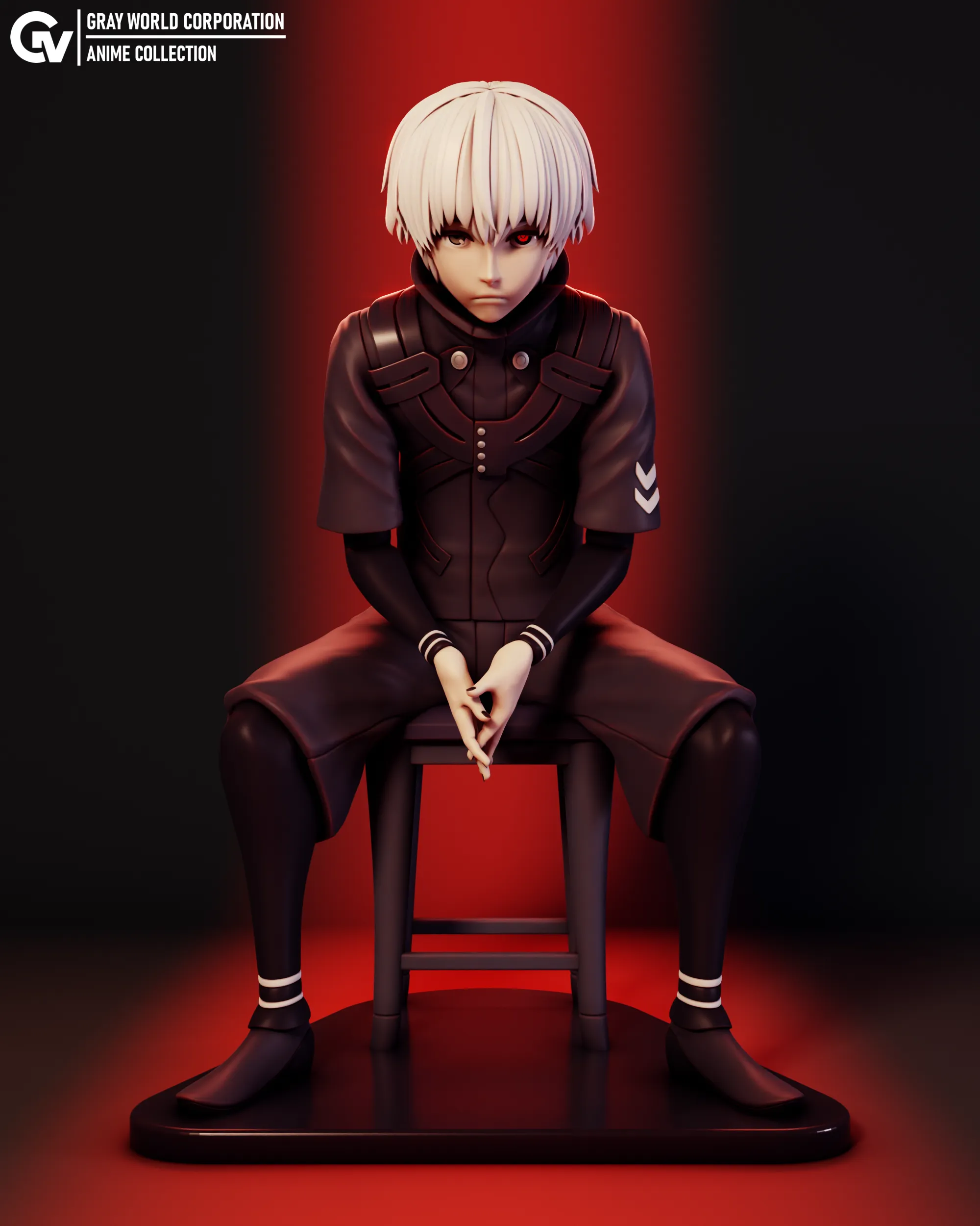 Kaneki Ken | Tokyo Ghoul | 3D models download | Creality Cloud