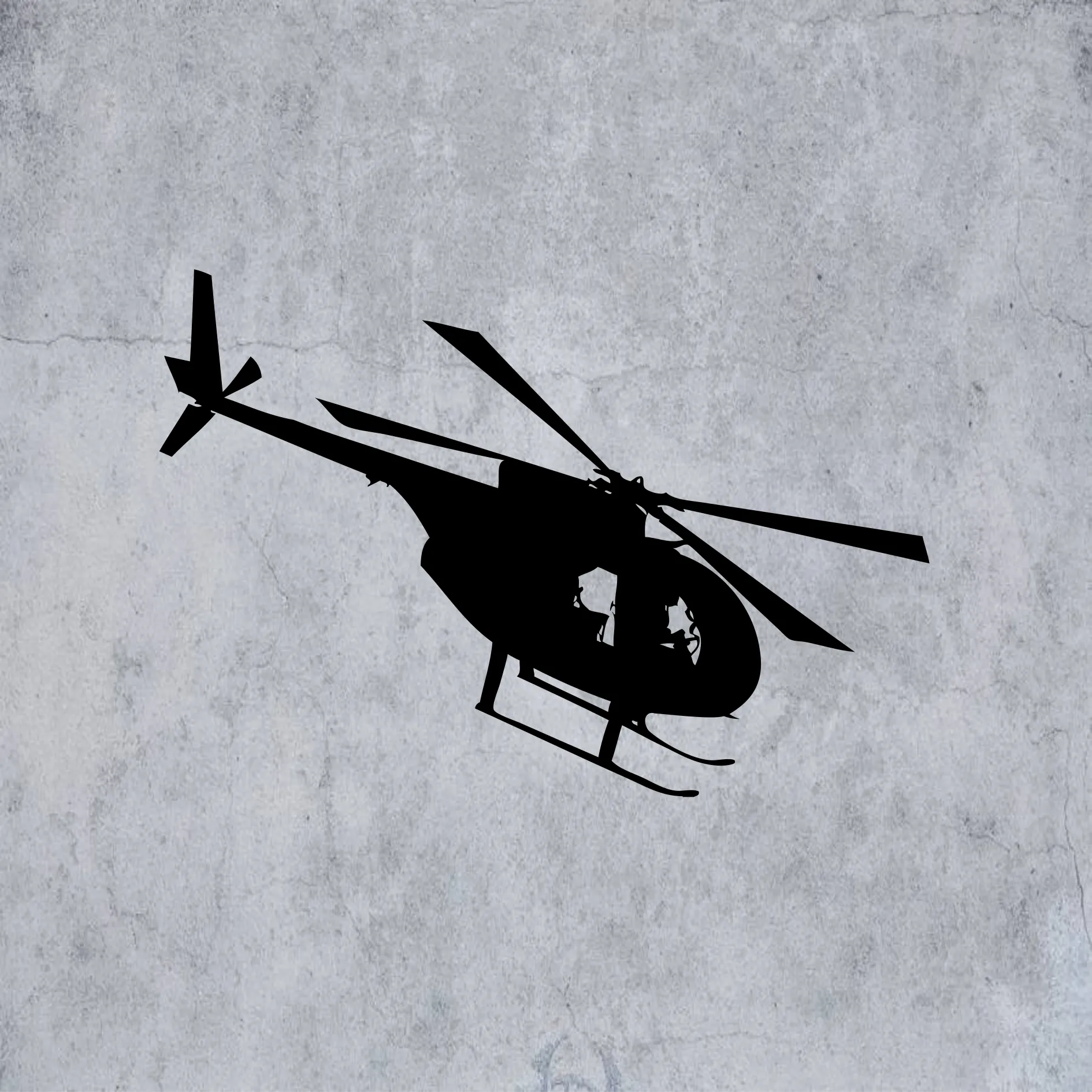 3D Printer Files | 3MF File | MH-6 LITTLEBIRD MILITARY HELICOPTER #3 ...